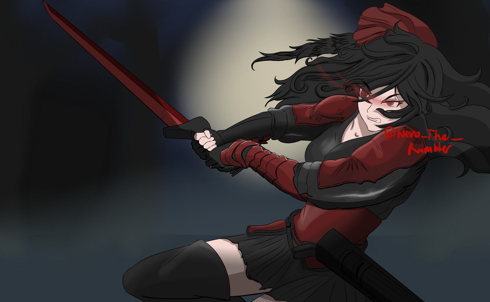Artstation [raven Branwen Fanart]
