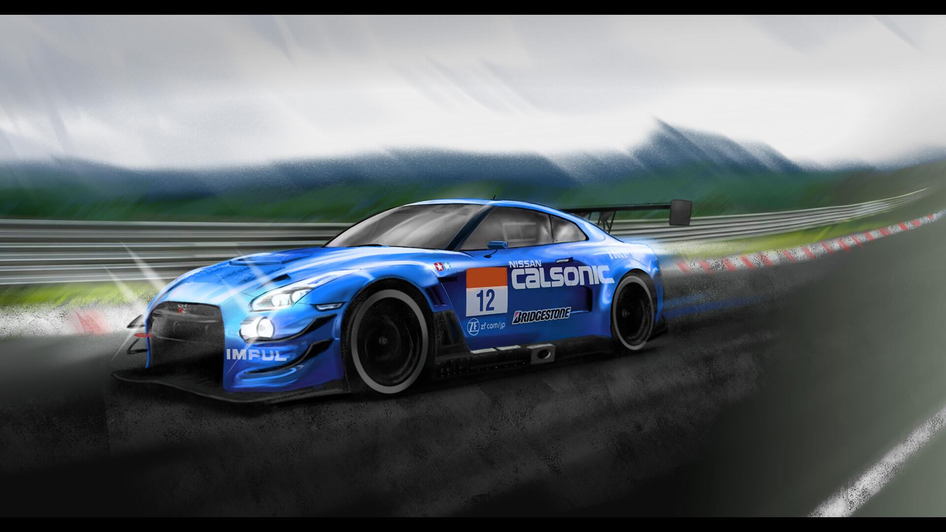 ArtStation - Nissan GT-R GT3