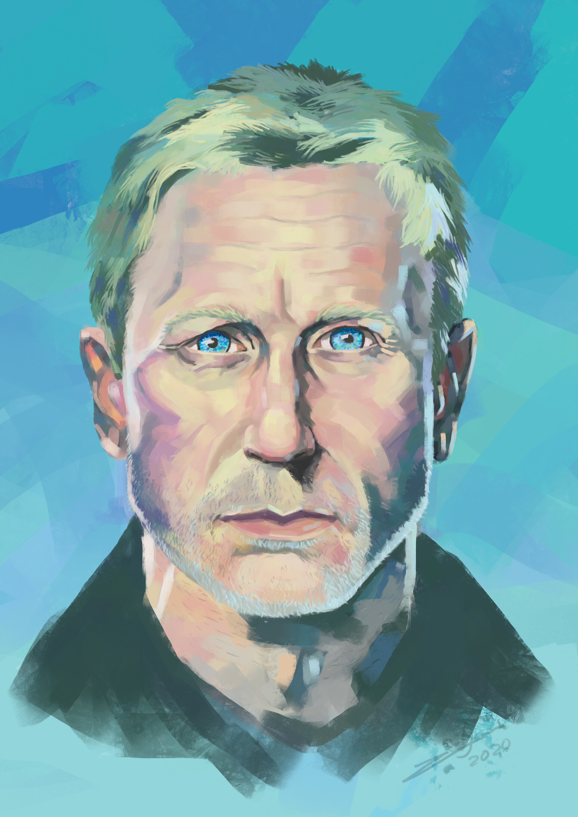 ArtStation - Portrait Daniel Craig