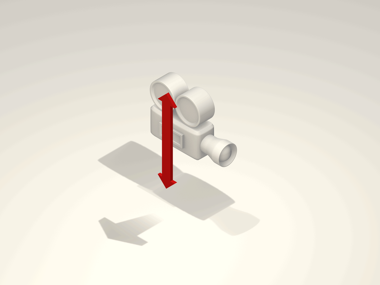 pedestal camera movement example