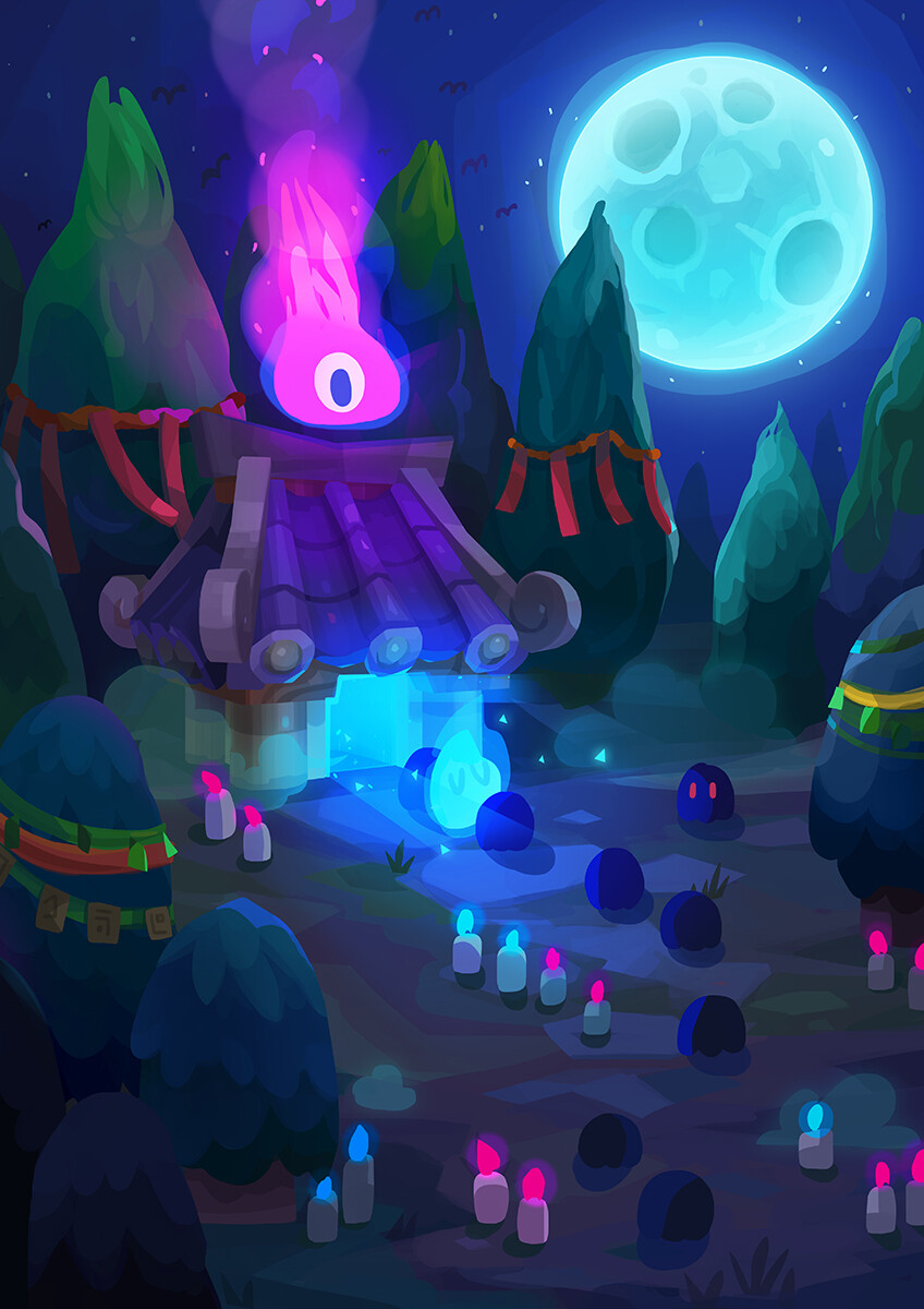 ArtStation - abandoned charnel house