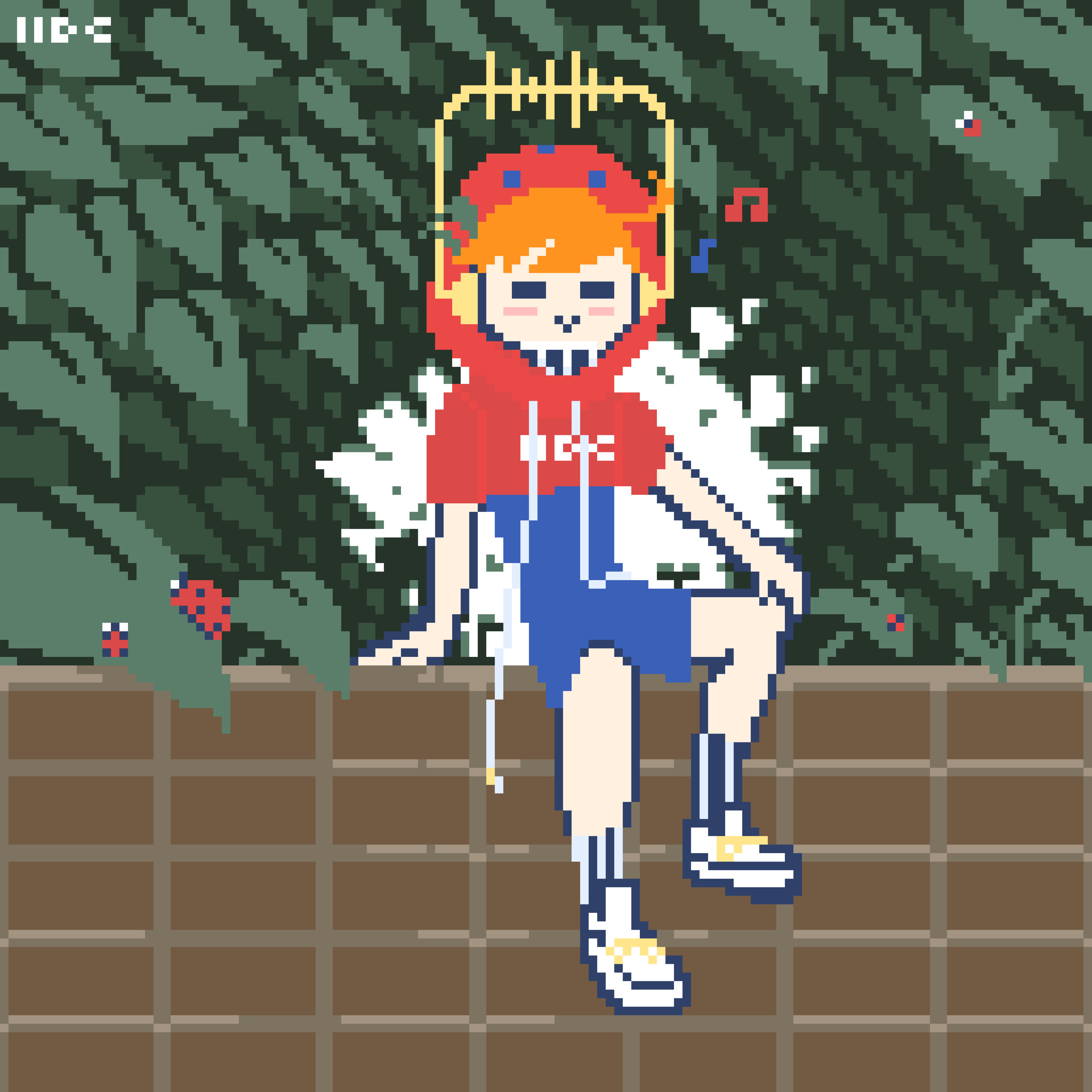 ArtStation - Chilling in the shade (pixel boy)