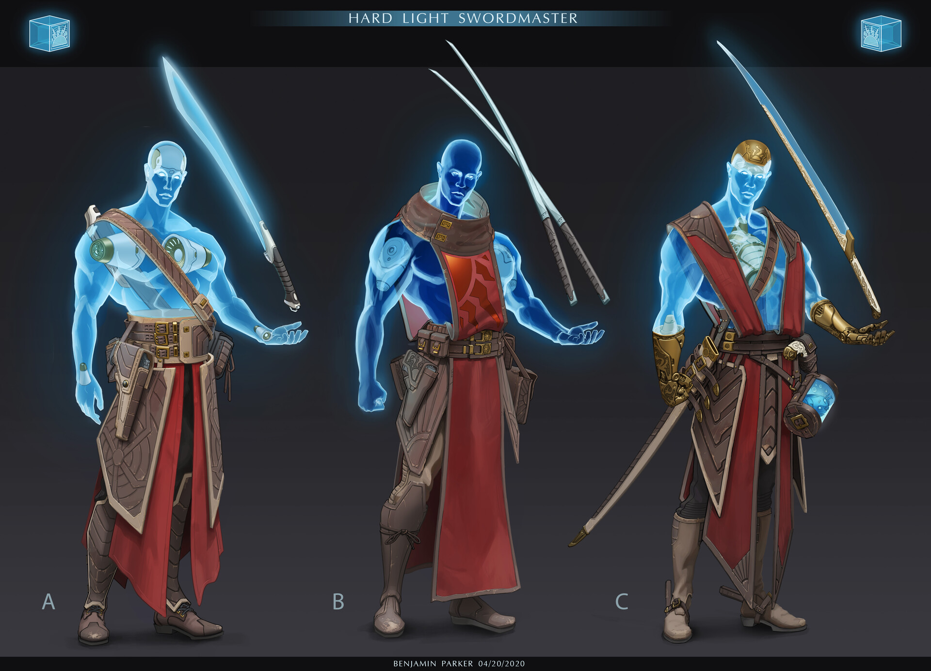 ArtStation - Hard Light Swordmaster