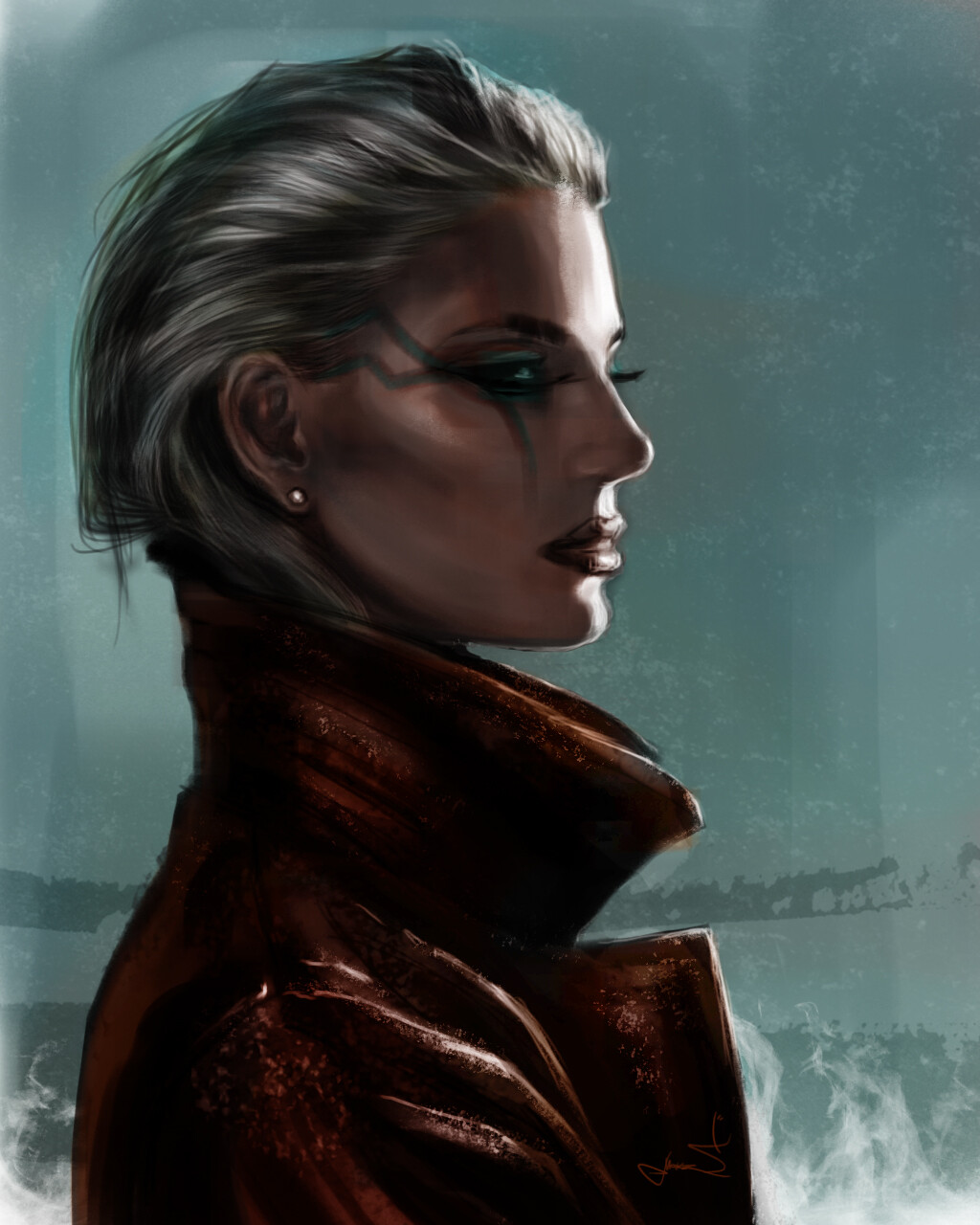 ArtStation - Devil may cry woman))