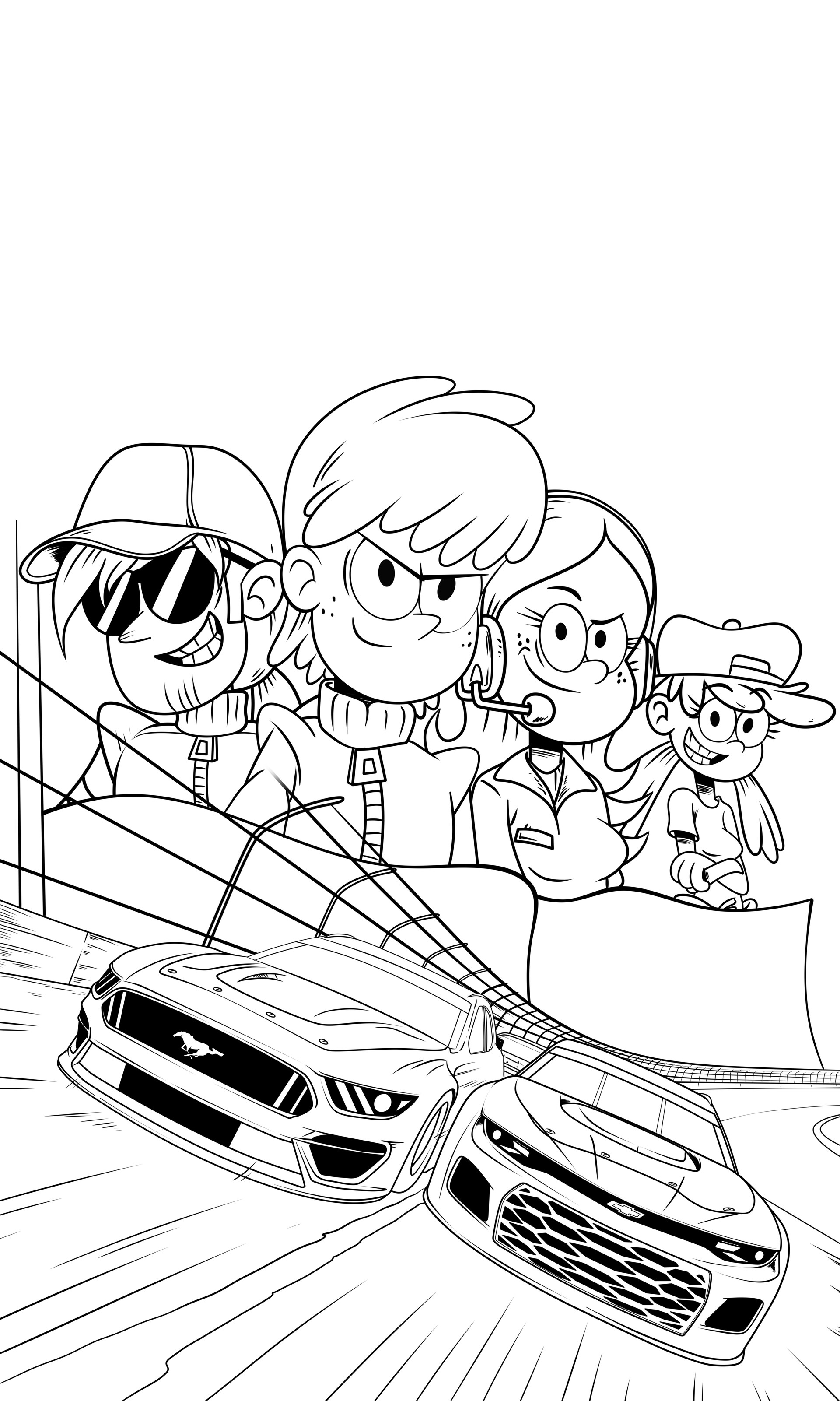 loud house family coloring pages