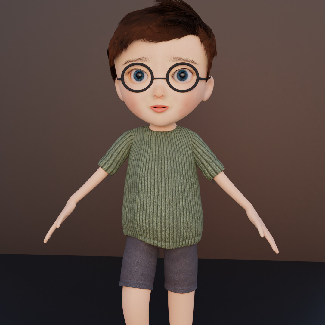 ArtStation - Cartoon character model