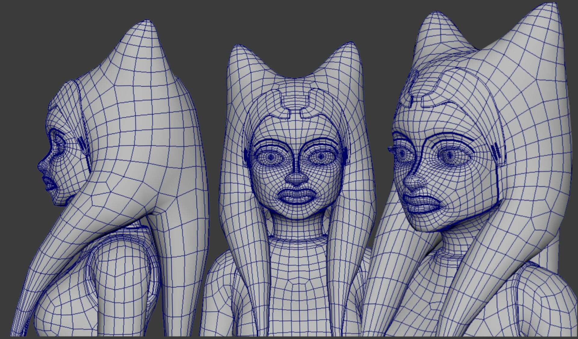 Elysha Cullen - Ahsoka Tano Animation and Rig assignment.