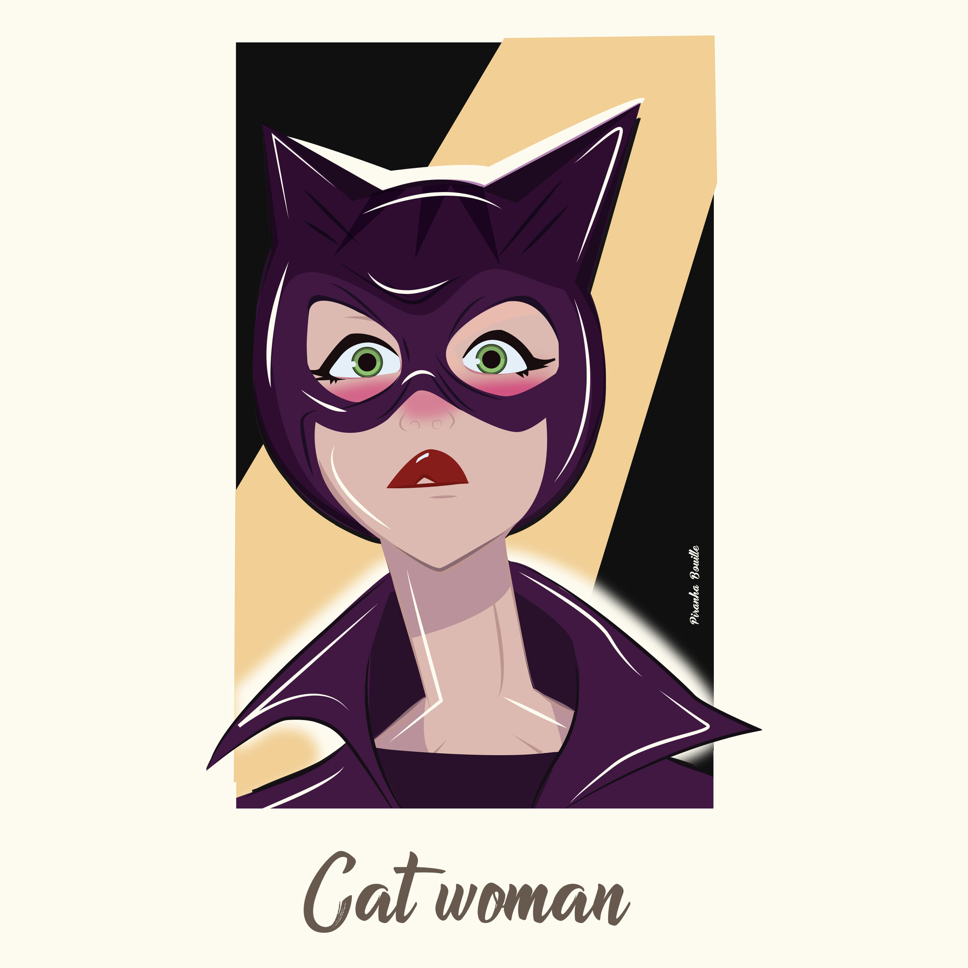 ArtStation - FAN ART : Cat Woman