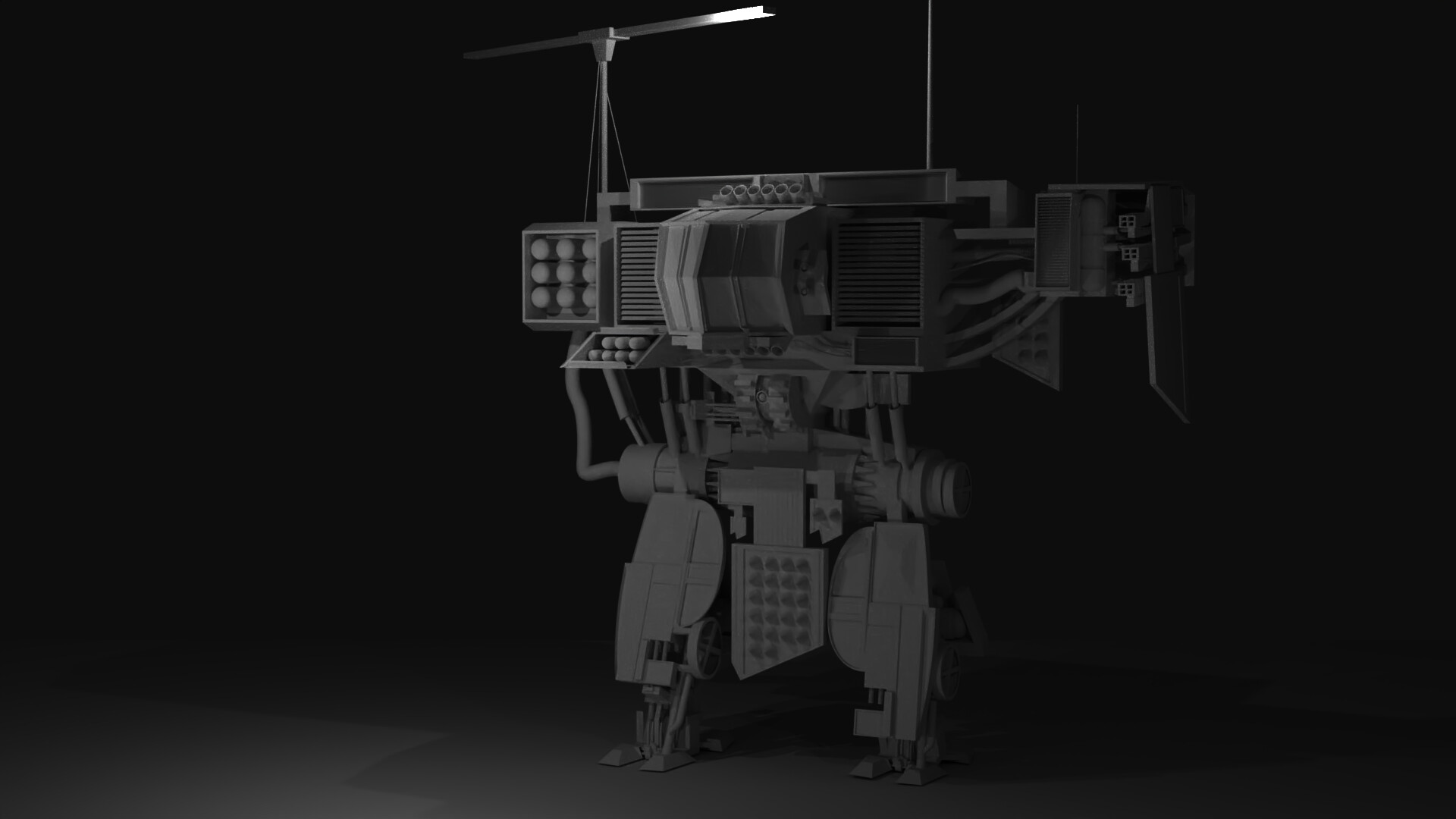 ArtStation - Chunky mech