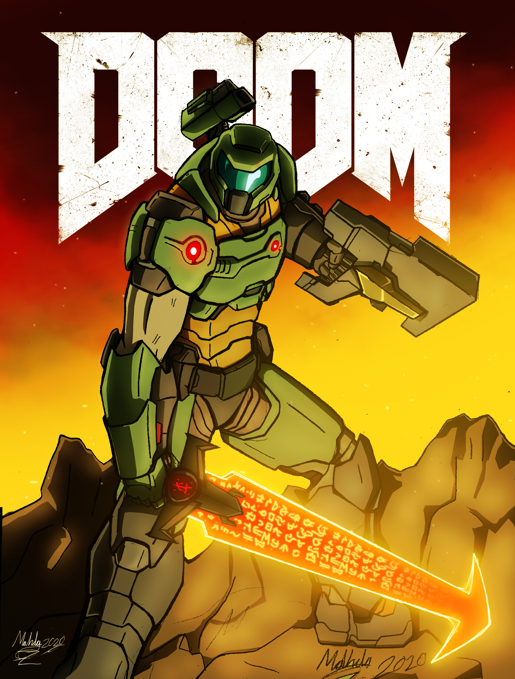 ArtStation - COVER COMIC DOOM