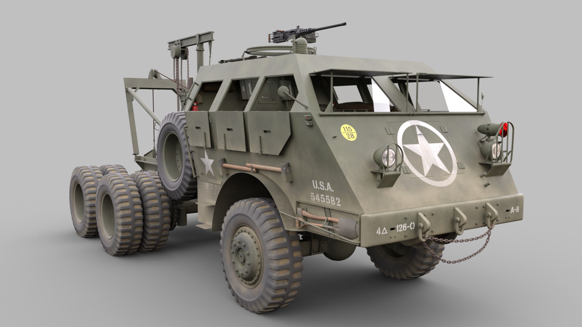 Westfield 3d - M26 Tank Recovery Truck