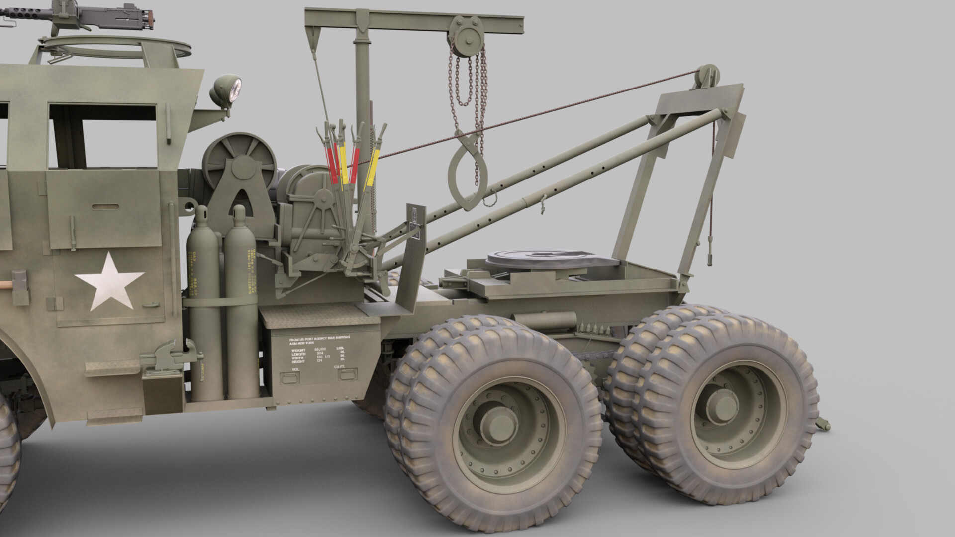 Westfield 3d - M26 Tank Recovery Truck