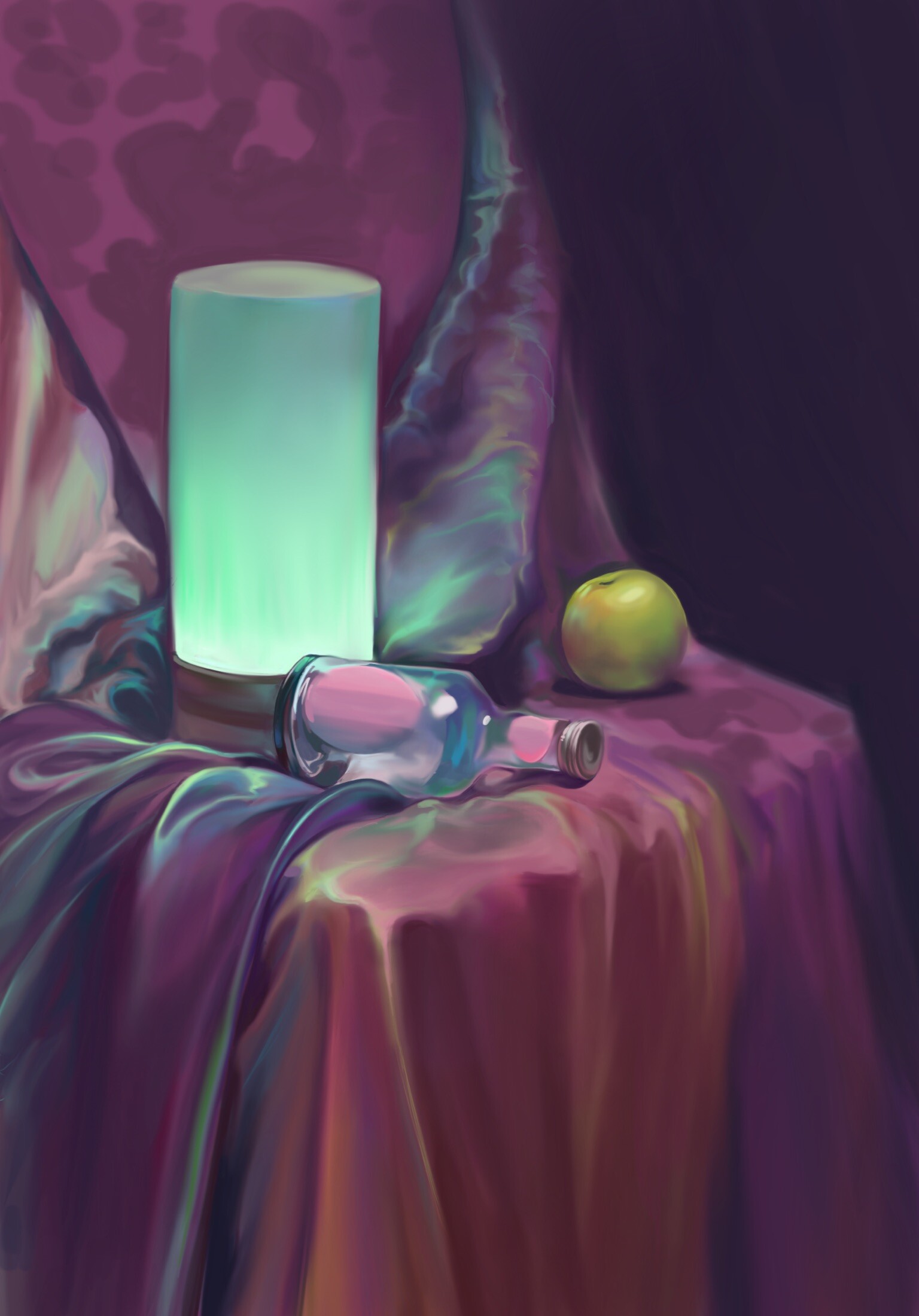 ArtStation - Still life with a lamp