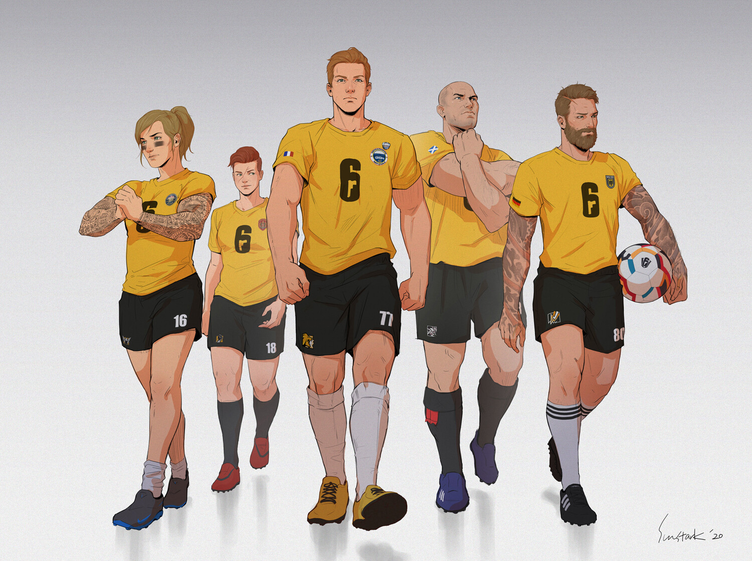 R6S fan art by Sunshine Kim : r/ImaginaryHumans