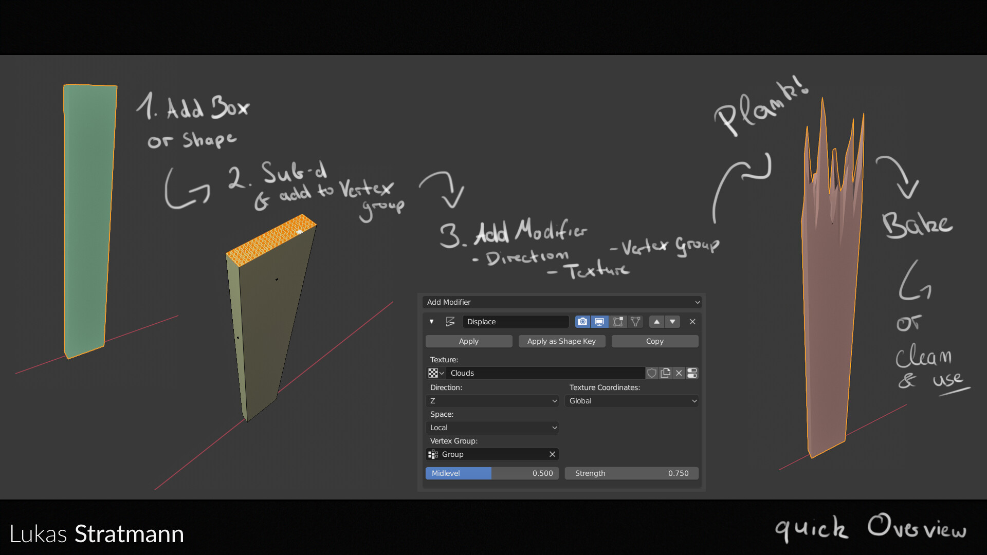Splintered Wood Plank