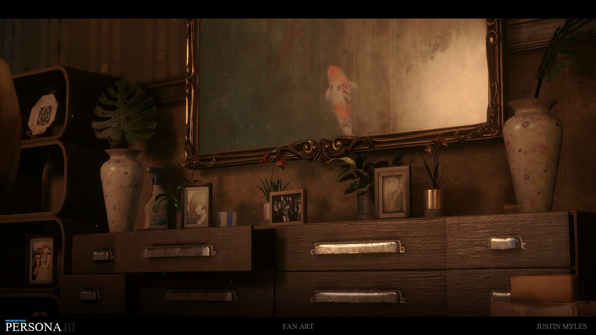 Justin Myles - Unreal 4 Environment | Persona 3 Fan Art