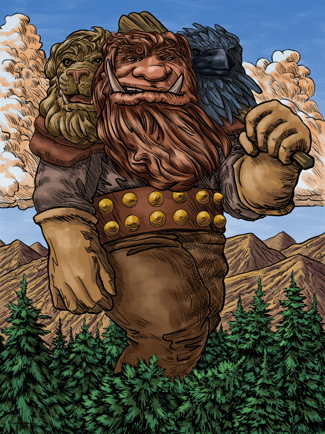 ArtStation - Three Headed Giant