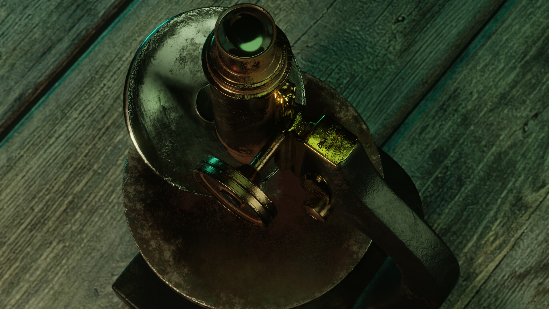 ArtStation - Antique Microscope_Props Design