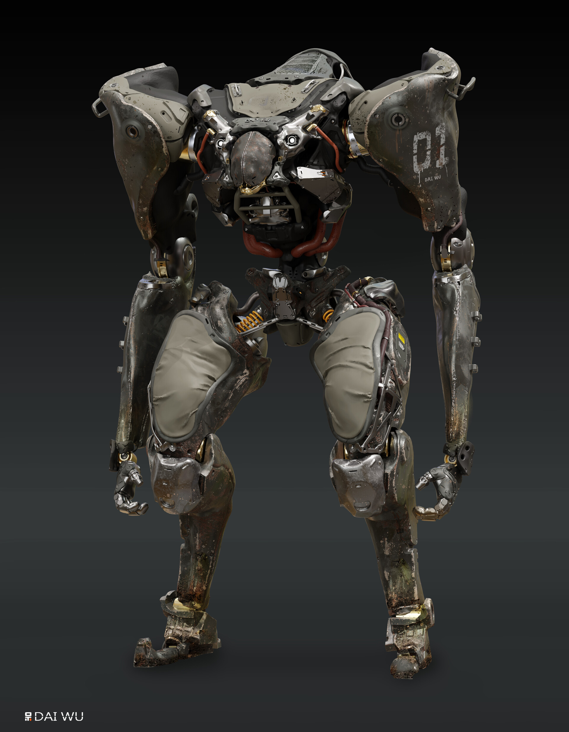 ArtStation - （blender）Mecha concept art