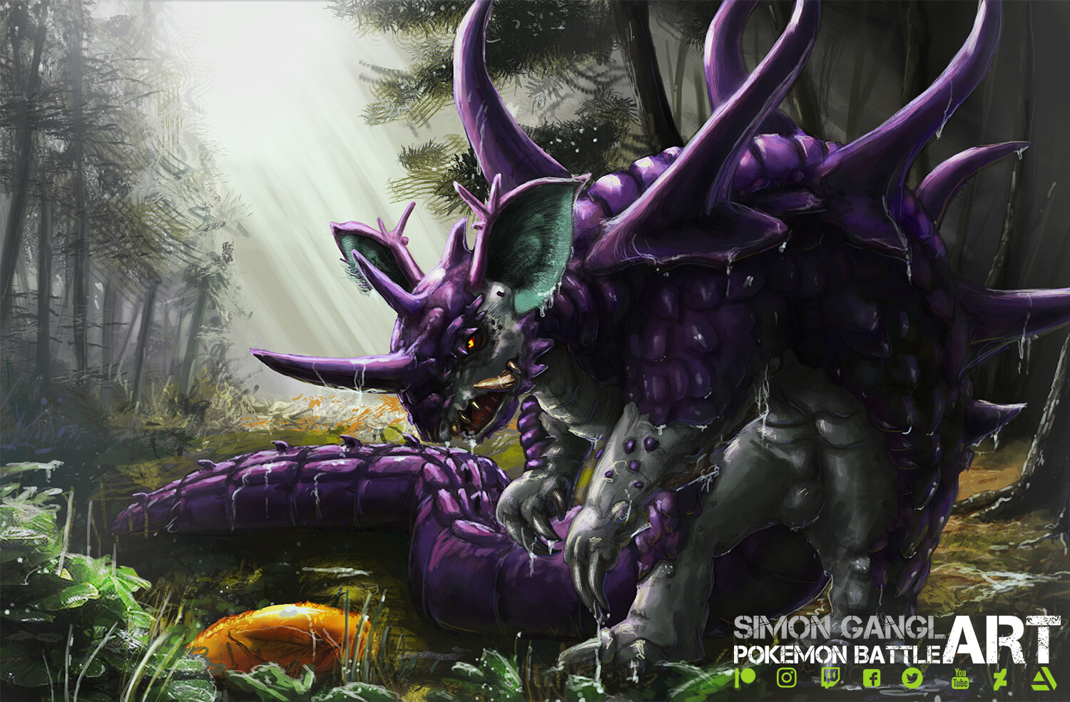 mega nidoking concept