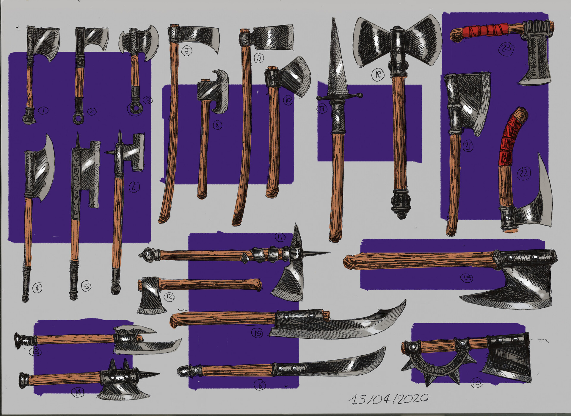 ArtStation - Axe concepts