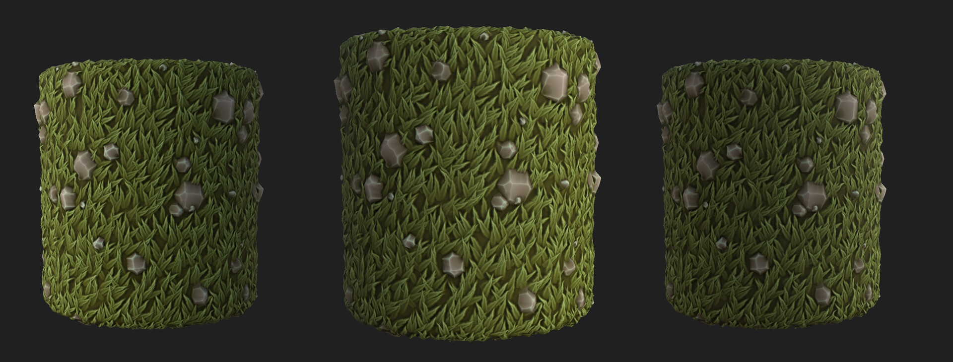 ArtStation - Grass & Rock Stylized Texture