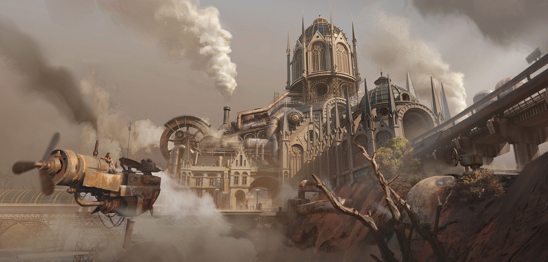 ArtStation - Steam city