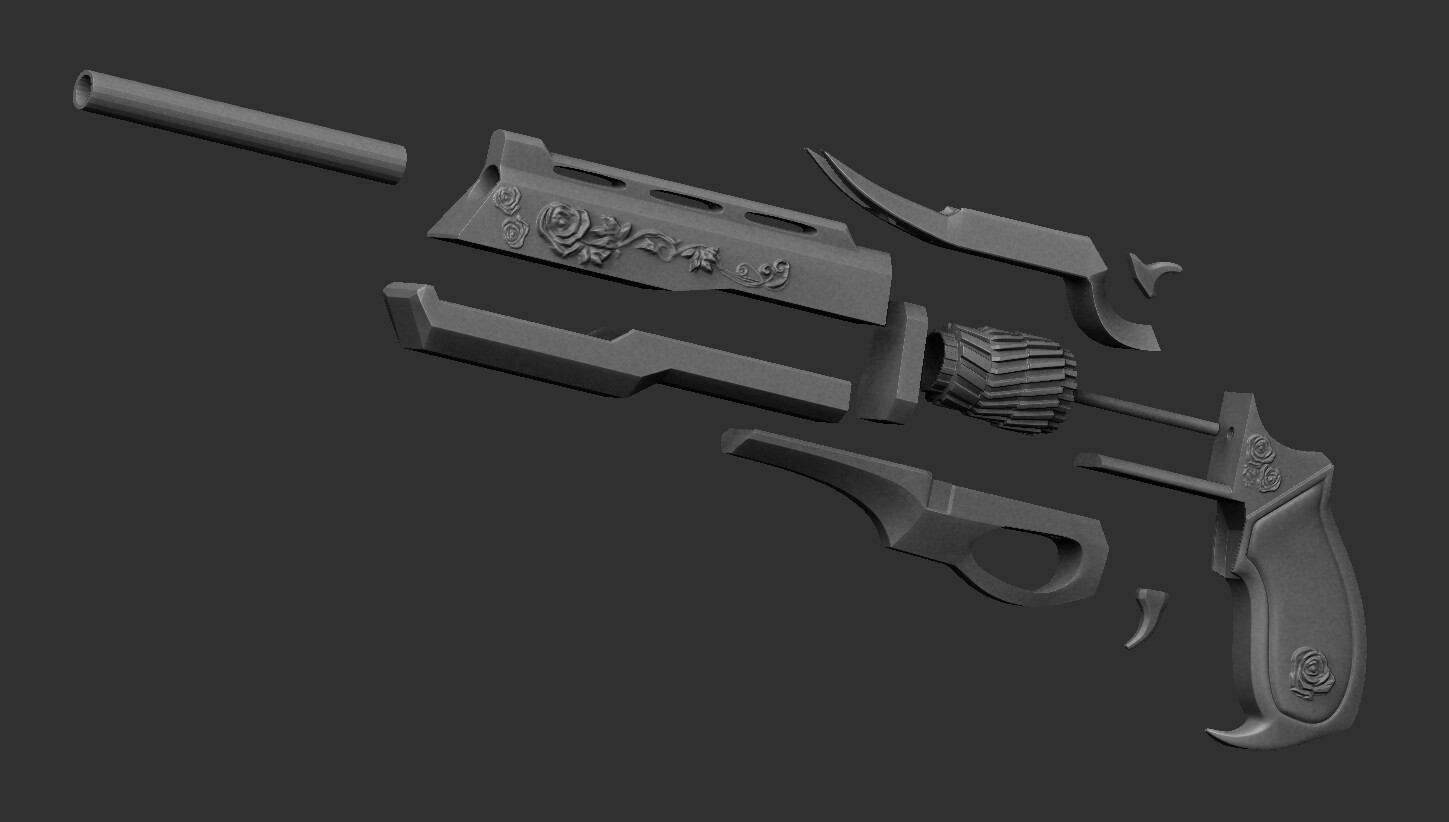 Peter Bucholc - Destiny 2 Rose gun fan creation