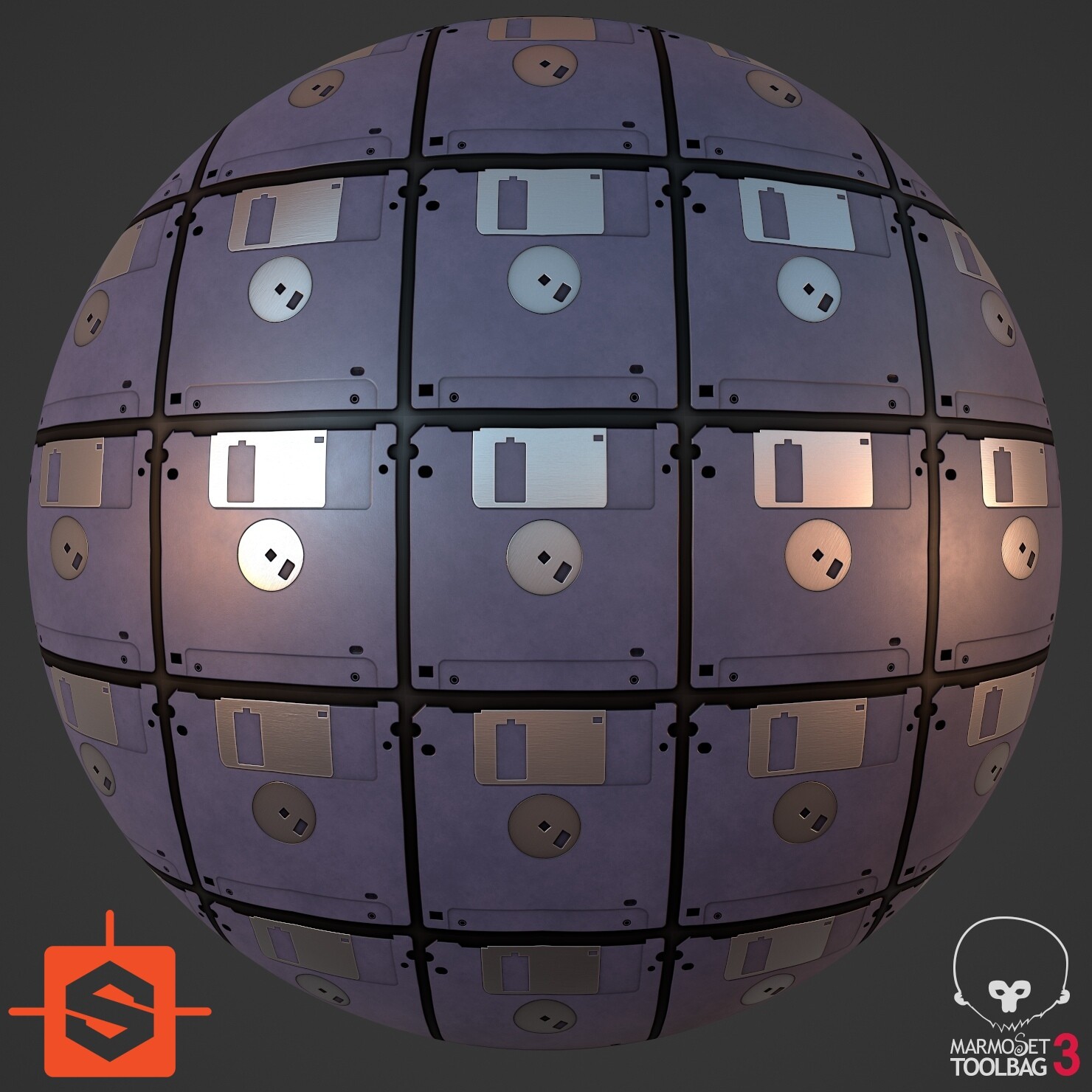 ArtStation - Procedural Floppy Disk