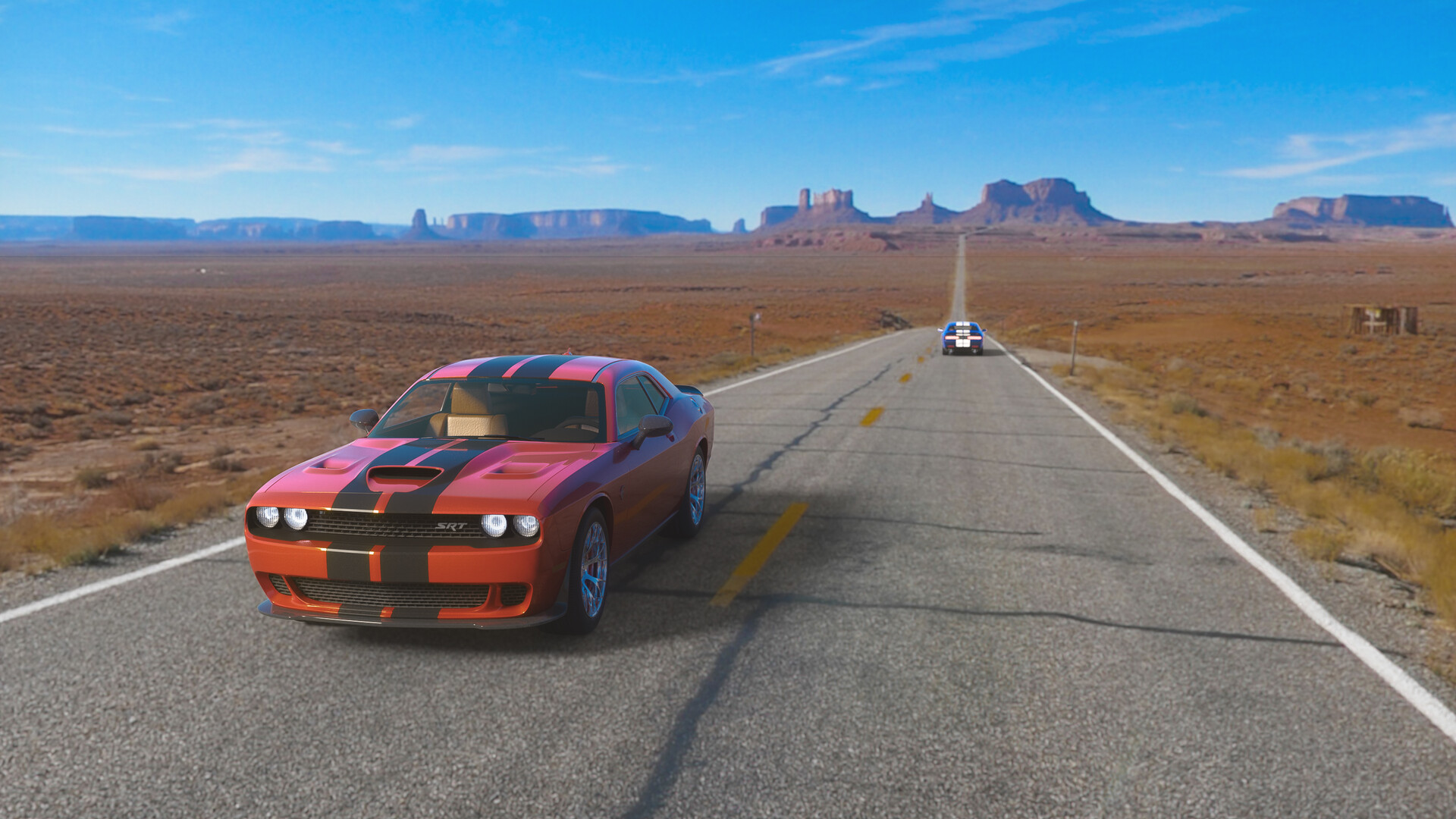 ArtStation - Cyberpunk for Dodge hellcat