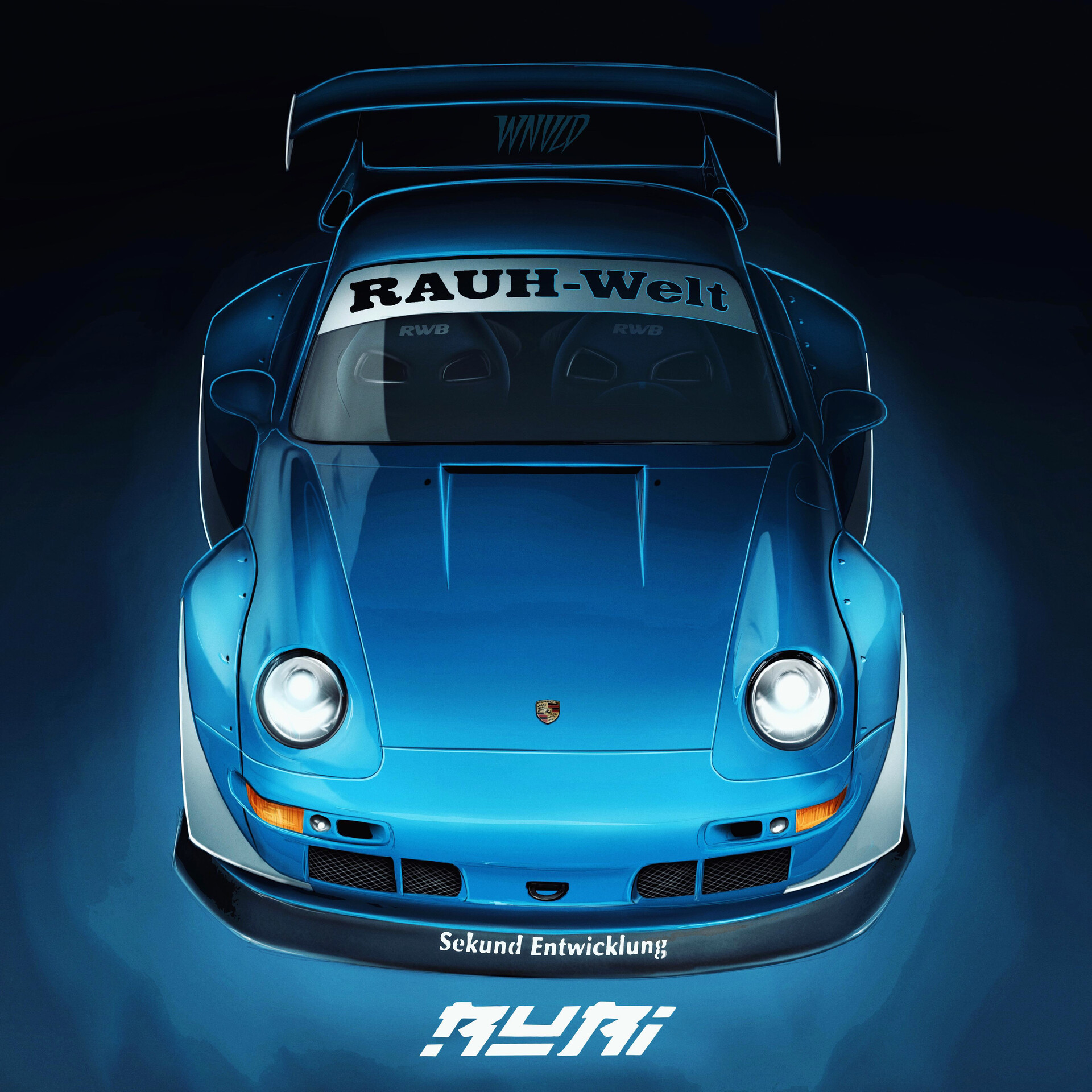 ArtStation - RWB Porsche ''RURI'' // WNVLD