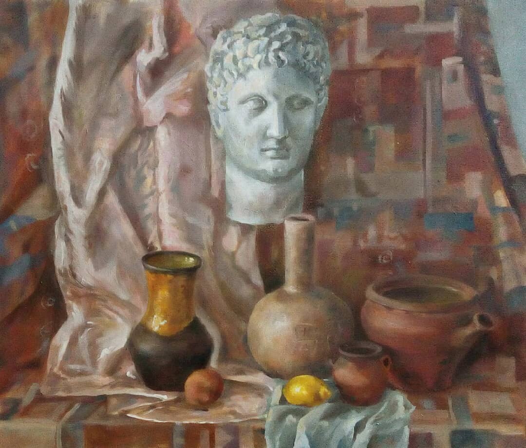 ArtStation - Still life with an antique plaster head