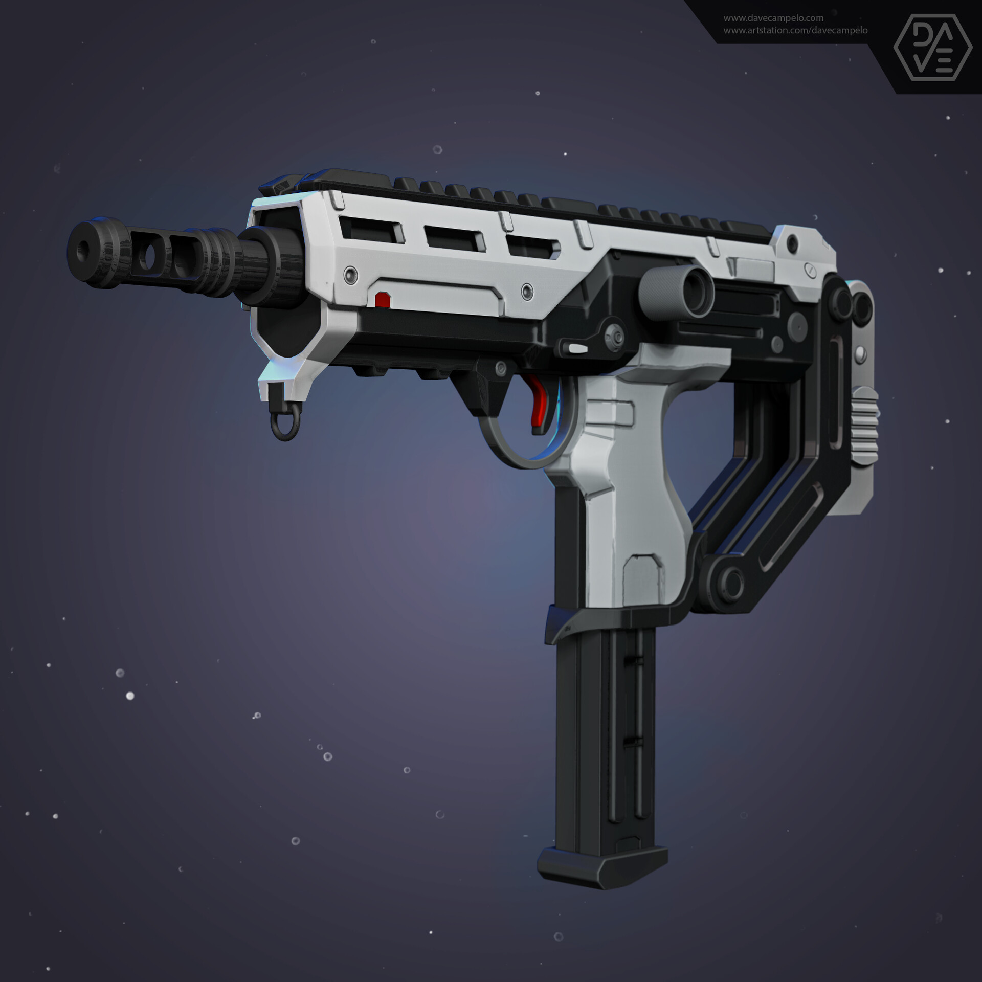 ArtStation - SMG and Pistol