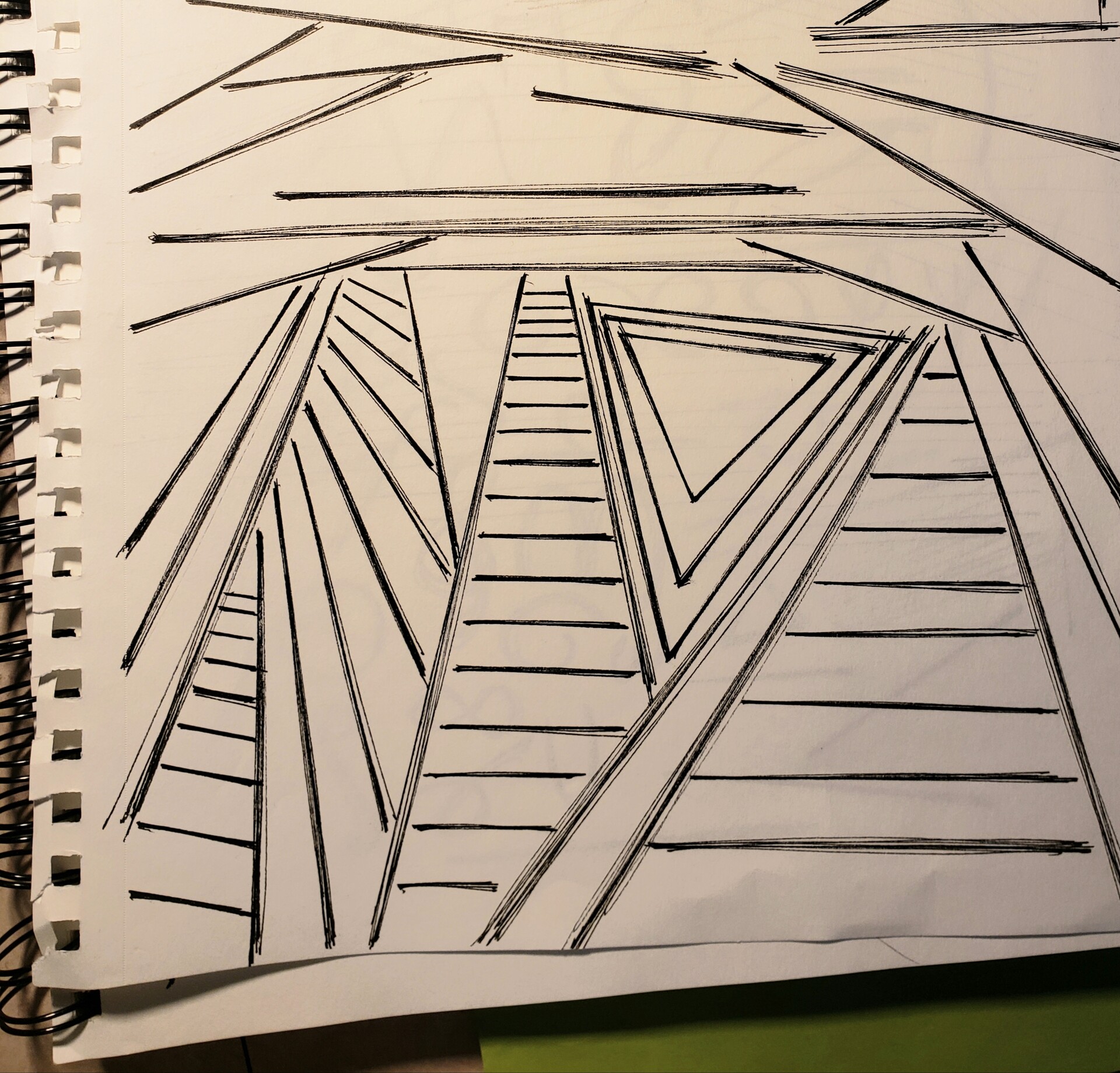 ArtStation - Superimposed lines and ghost lines