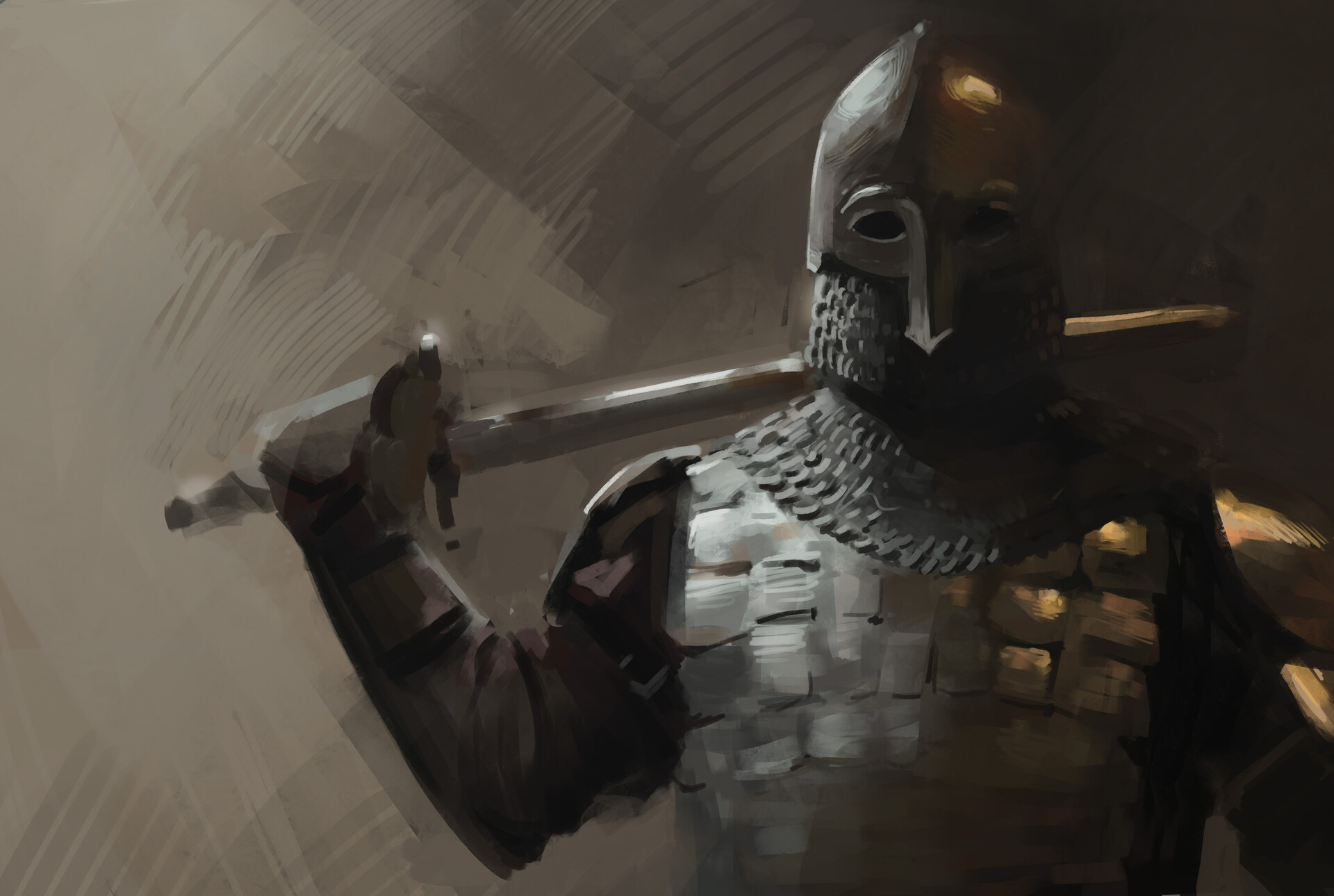 ArtStation - Knight Painting Study