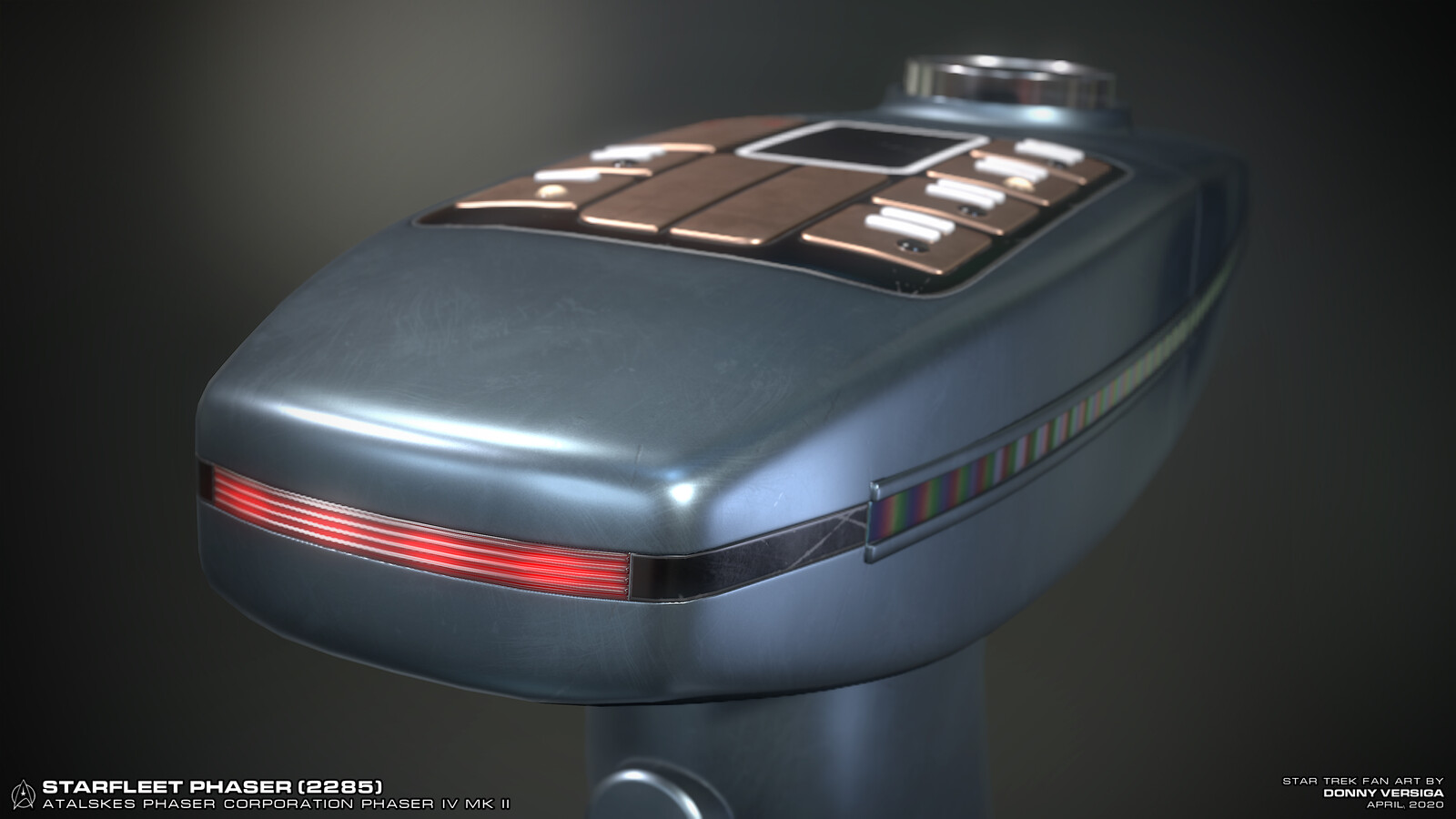 Donny Versiga - Starfleet Phaser - Star Trek II: The Wrath of Khan