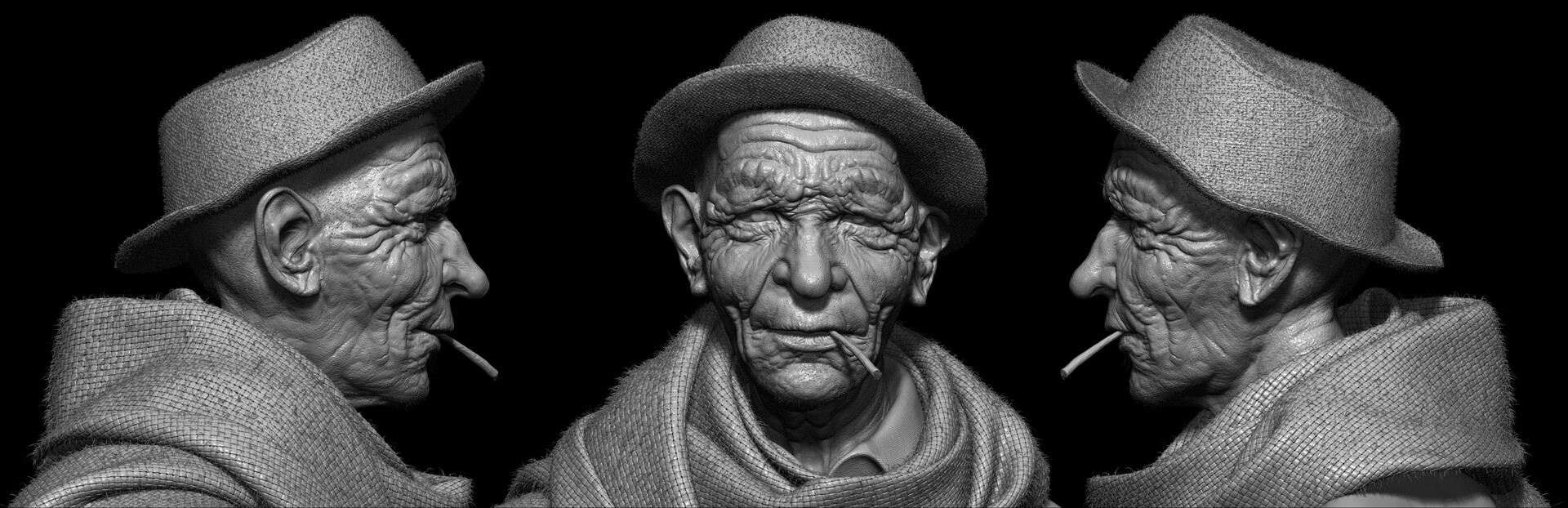 how to draw old man jenkins