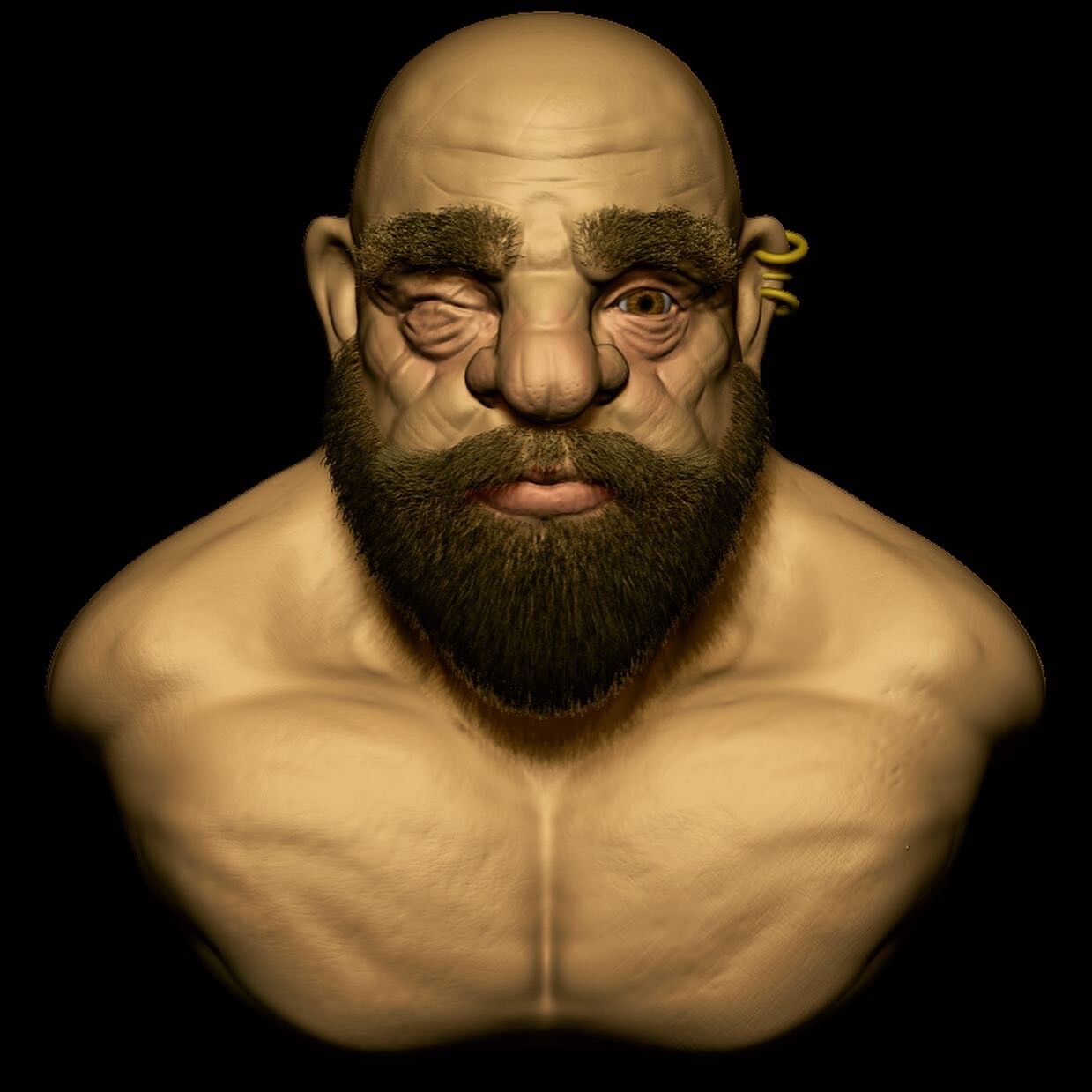 ArtStation - Dwarf head