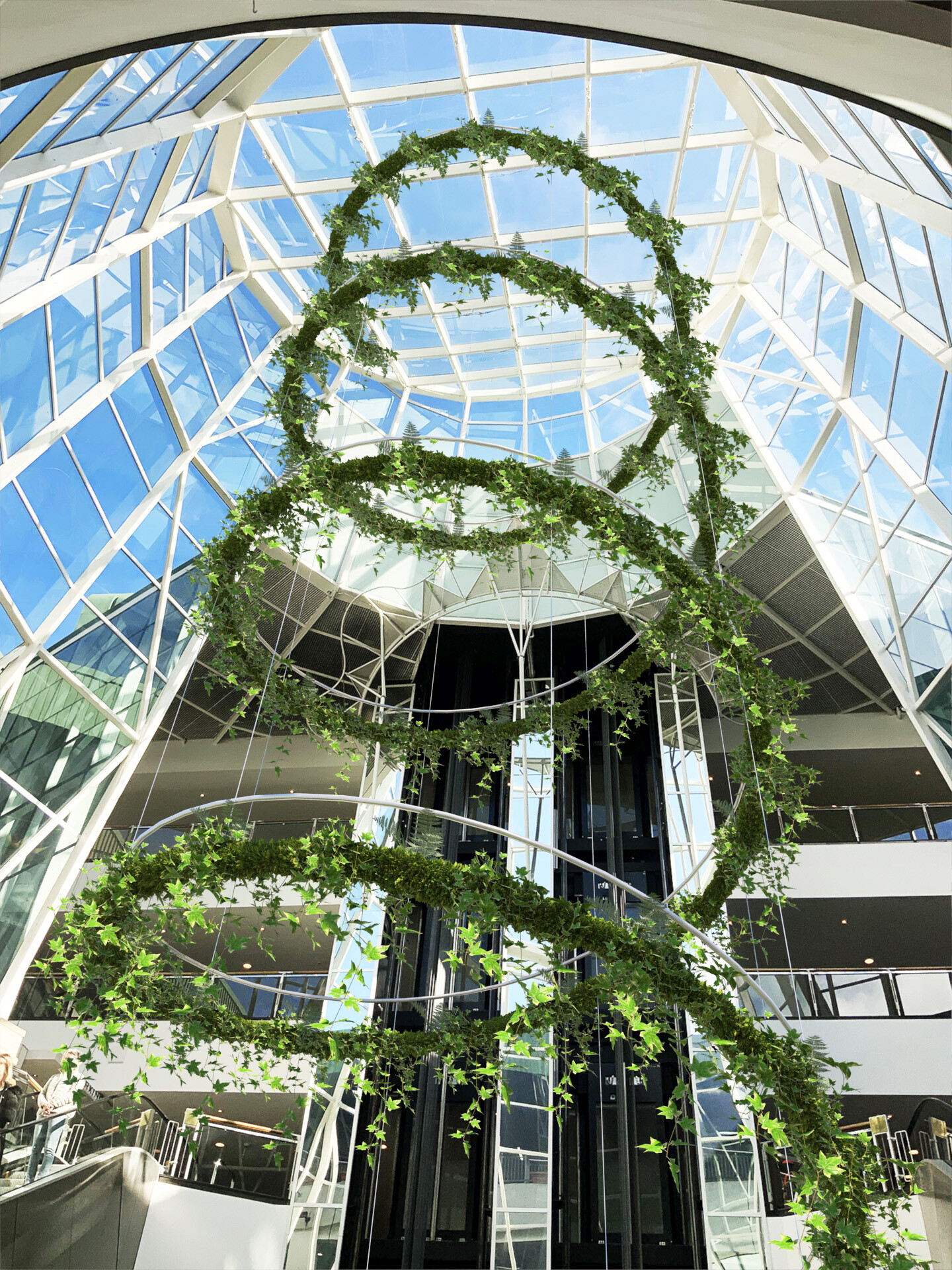 Simon Coles - Shopping Mall Decorative Greenery Concept