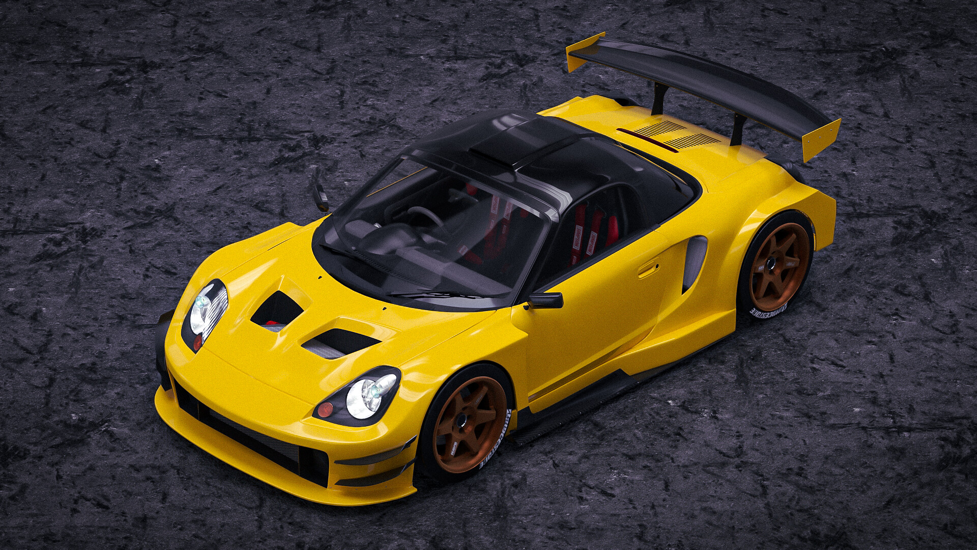 BRIAN KIM DESIGNS - Toyota MR-S Spyder GT Full Wide Bodykit Custom Design