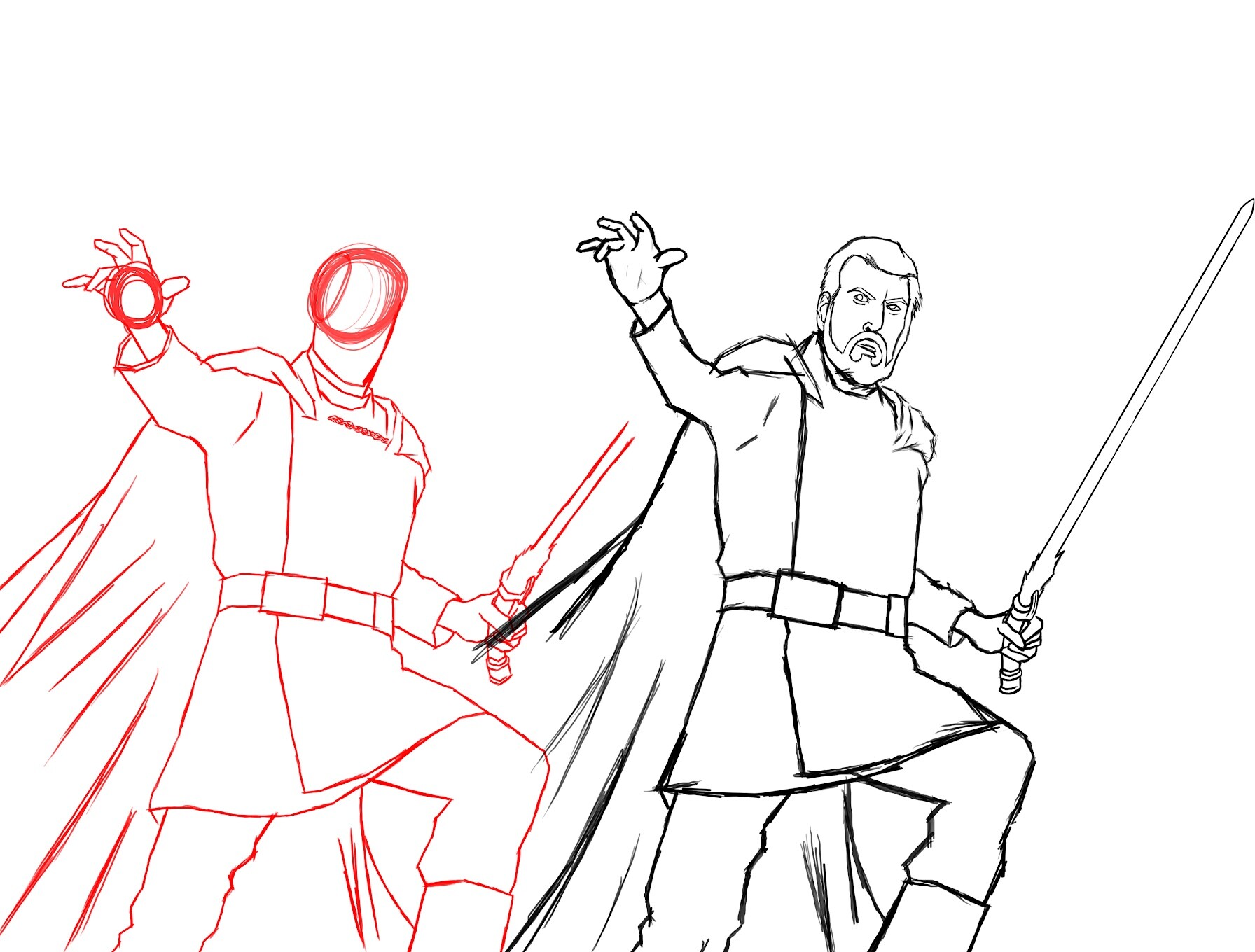 count dooku coloring pages