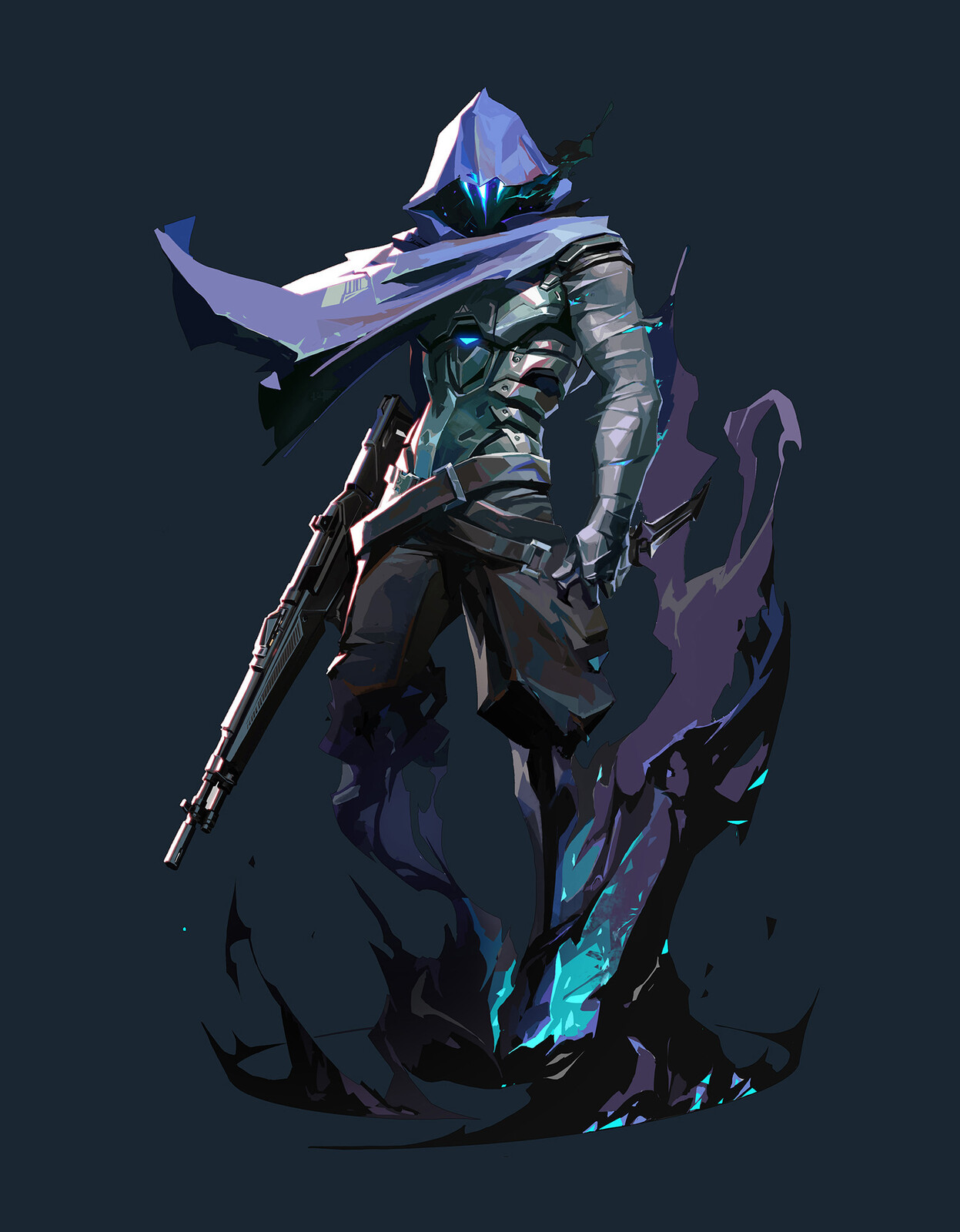 Su Ke - VALORANT agent key art. Omen