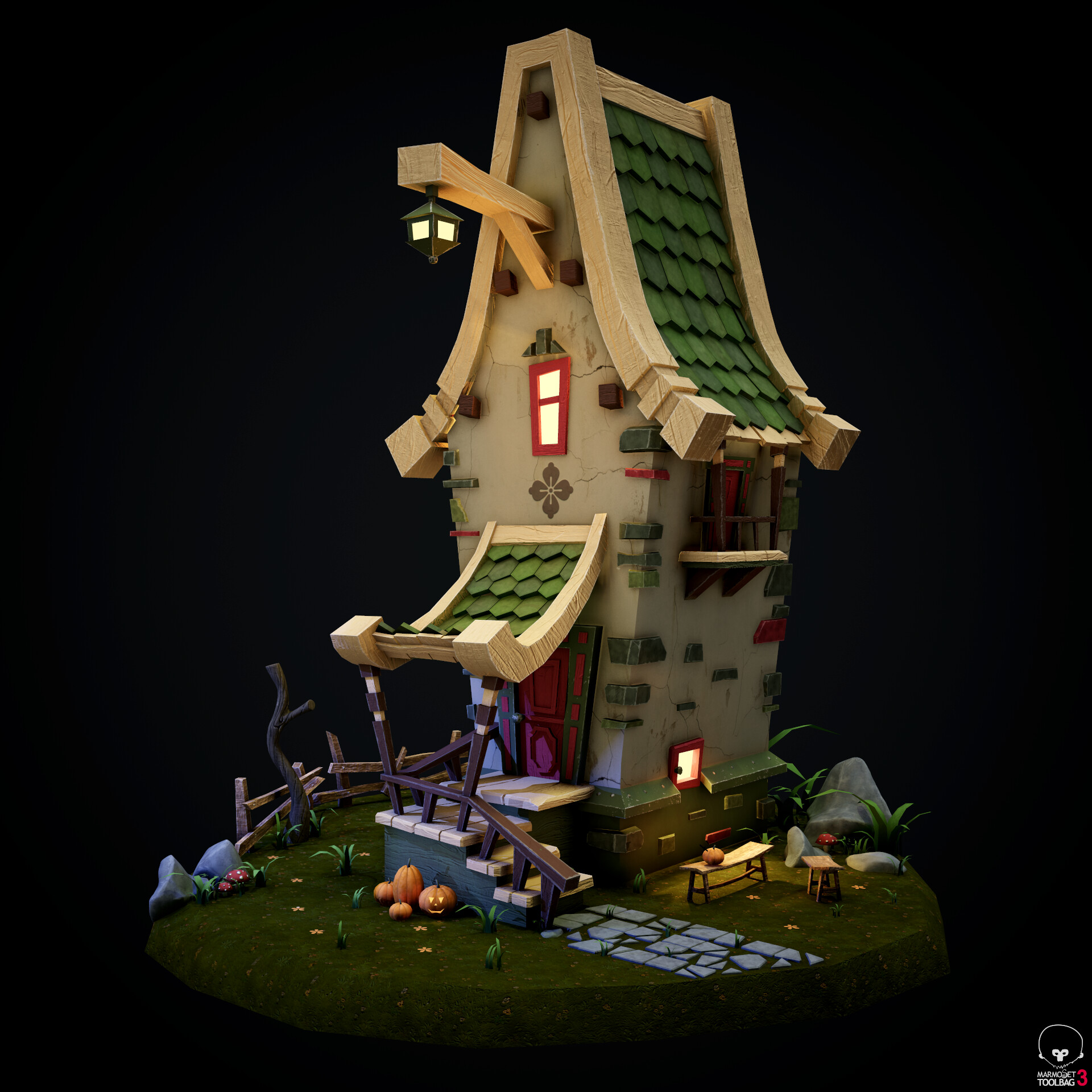 ArtStation - Stylized House