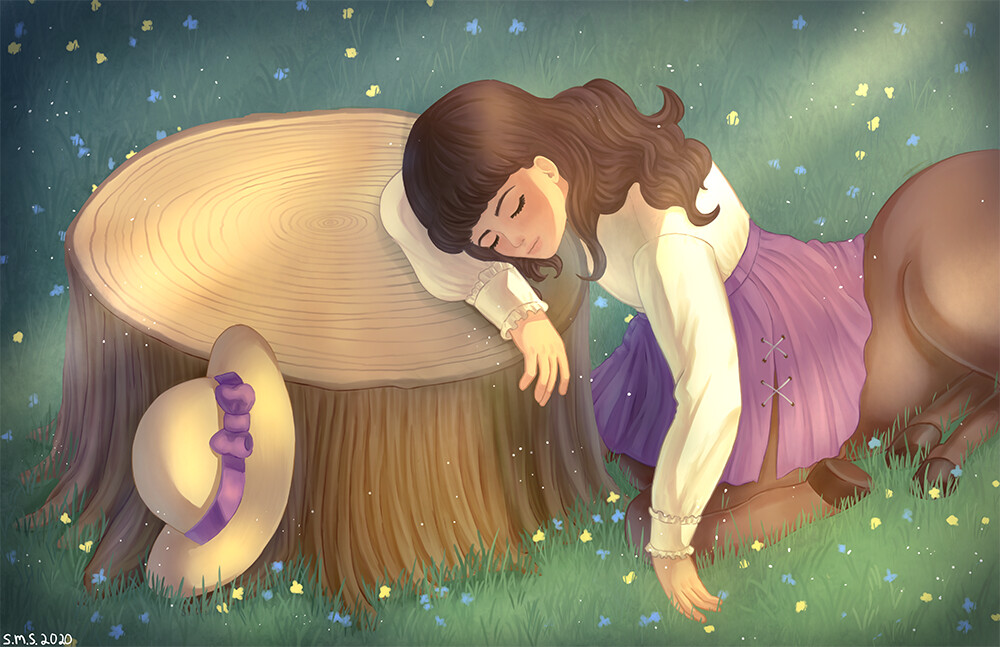 ArtStation - Sleepy Centaur