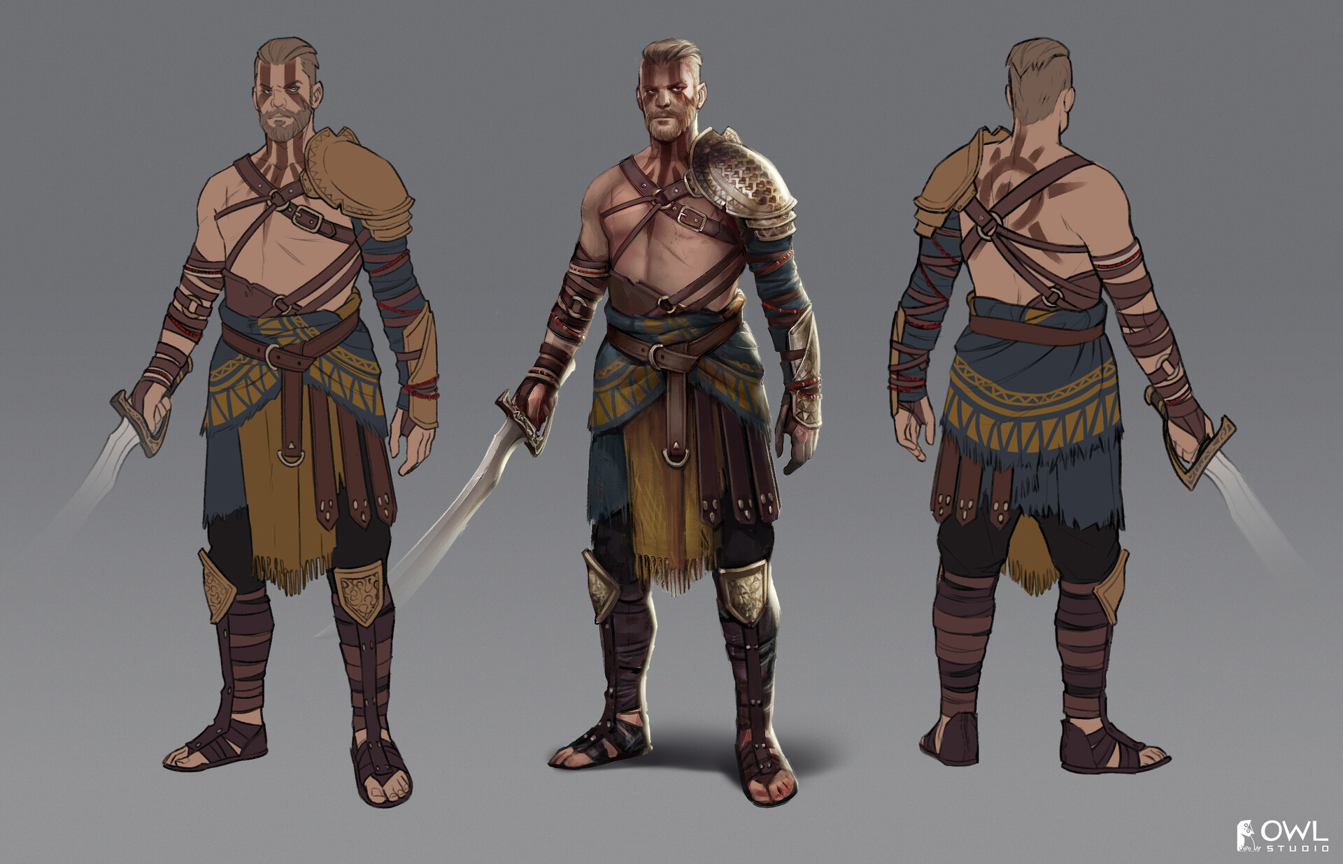 ArtStation - Warrior - realistic character design