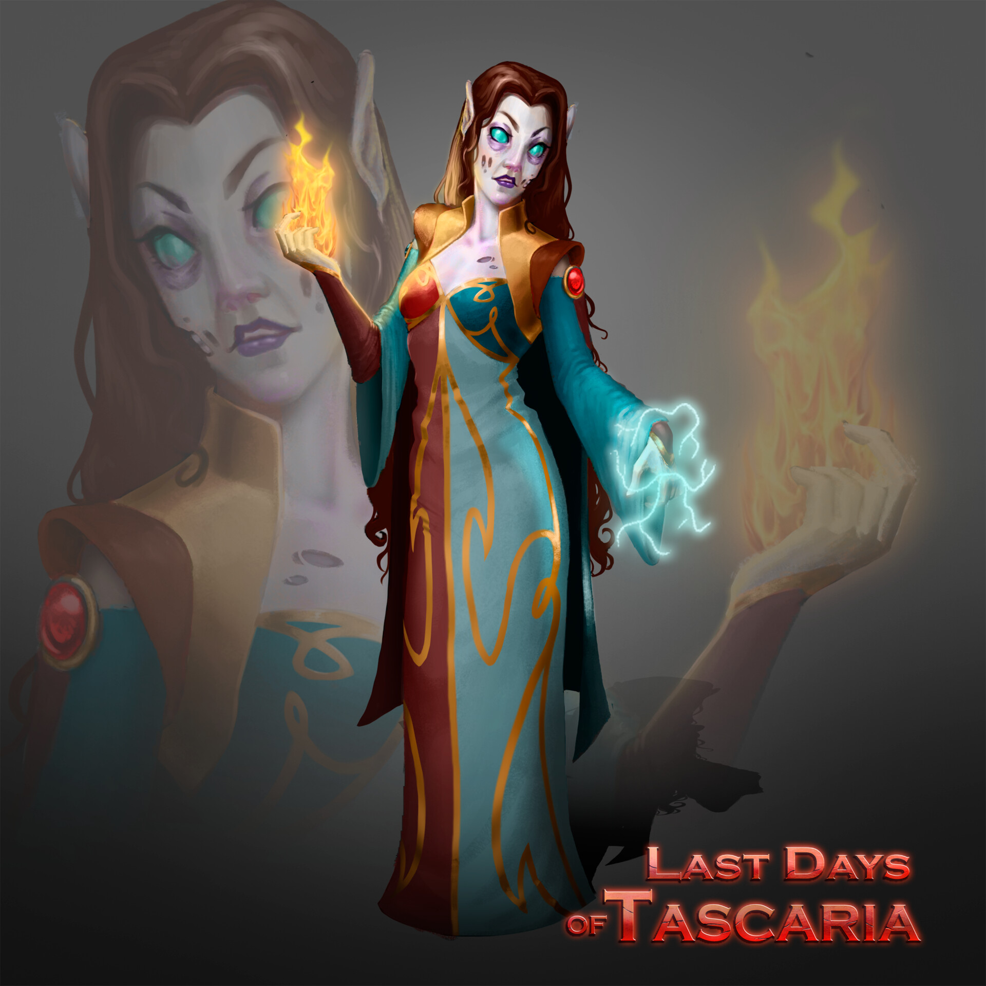 ArtStation - Elementalist Undead Elf LDT