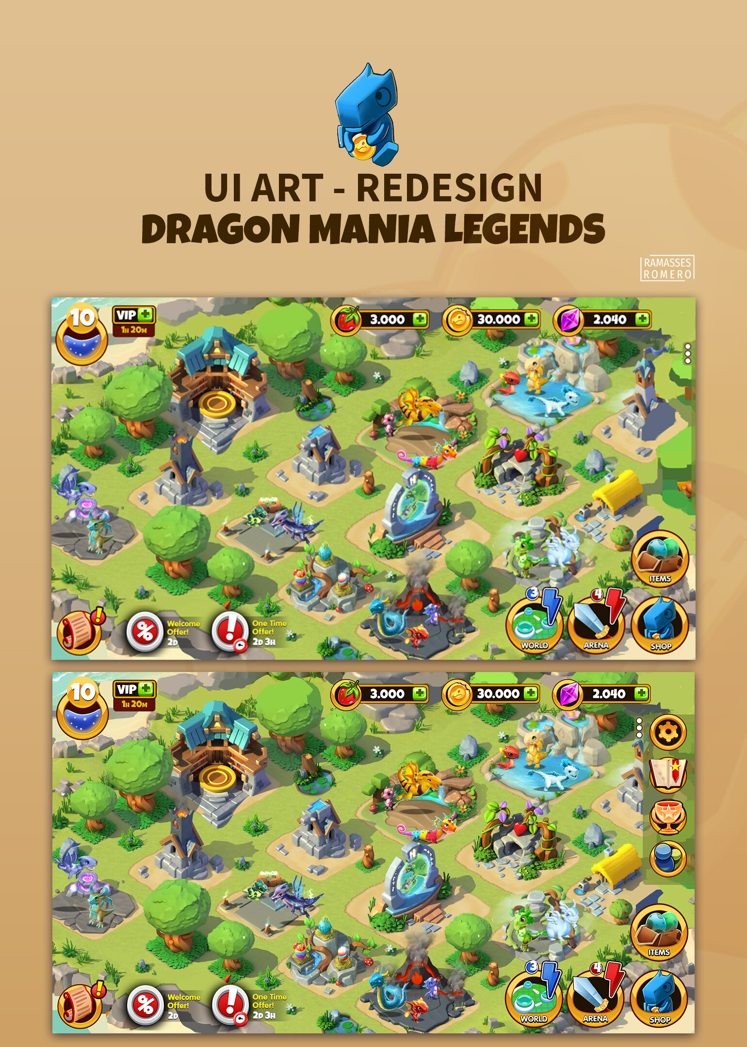 ArtStation - DRAGONMANIA - PERSONAL REDESIGN