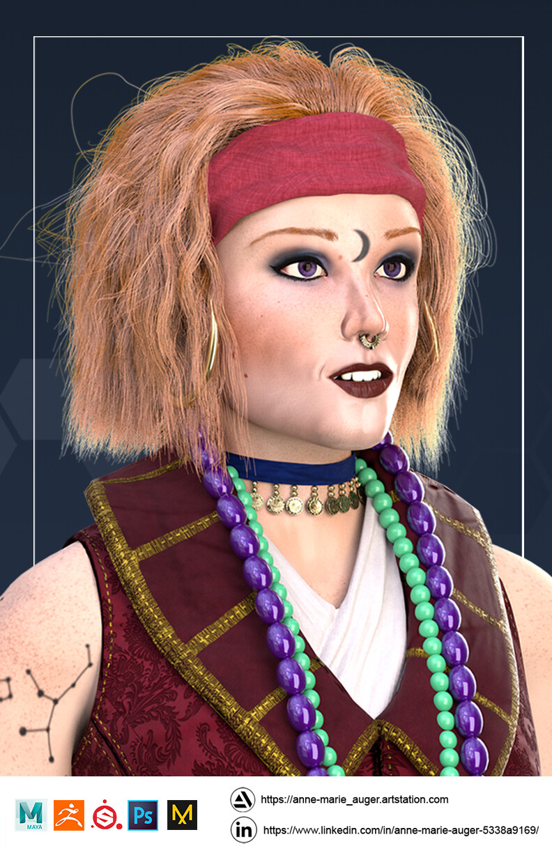 ArtStation - Gypsy character