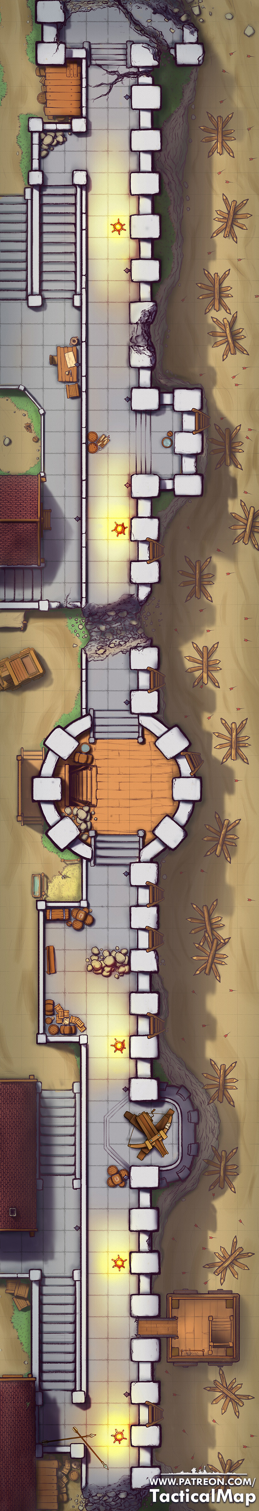 ArtStation - Battle for the wall