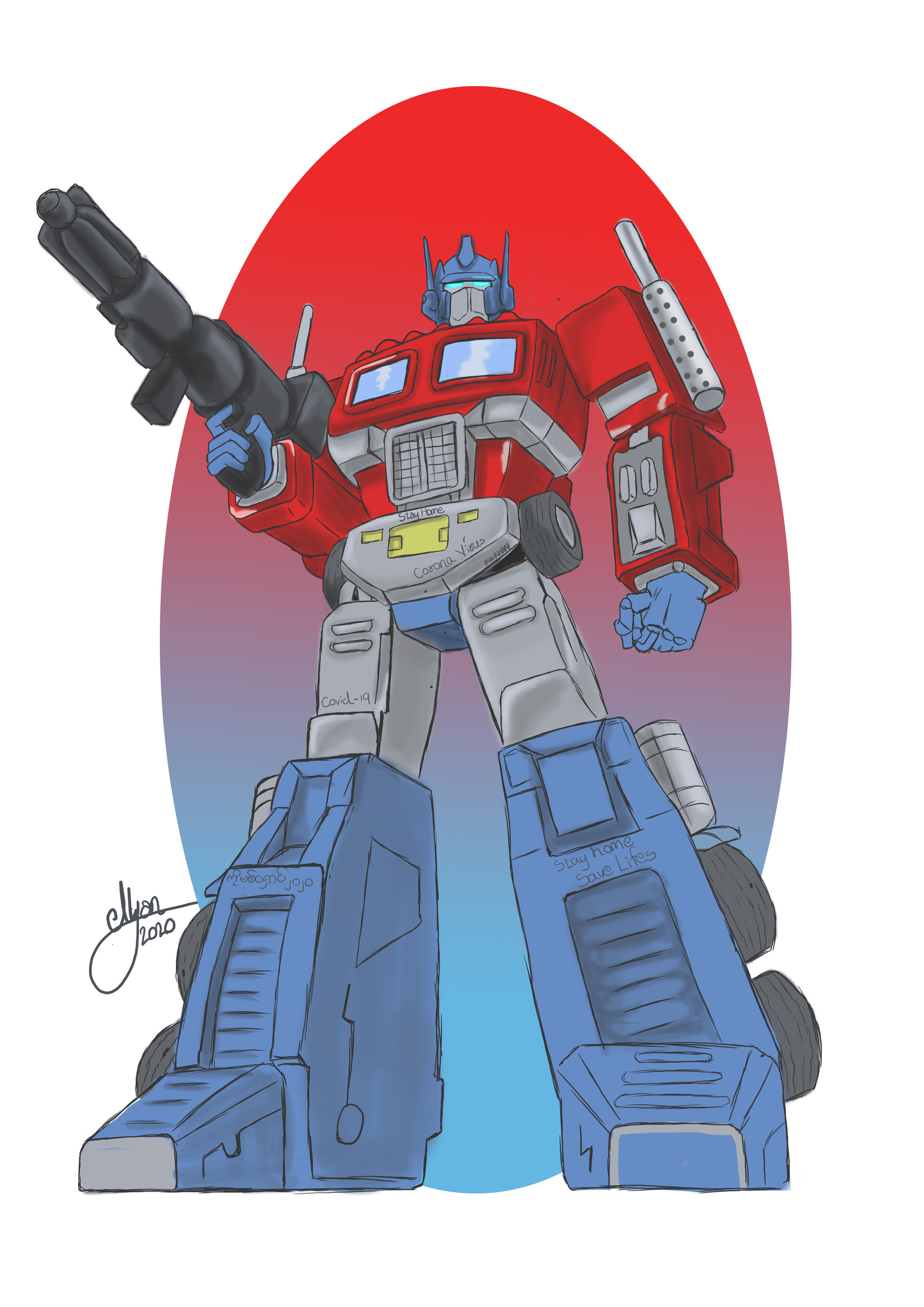 ArtStation - Optimus prime